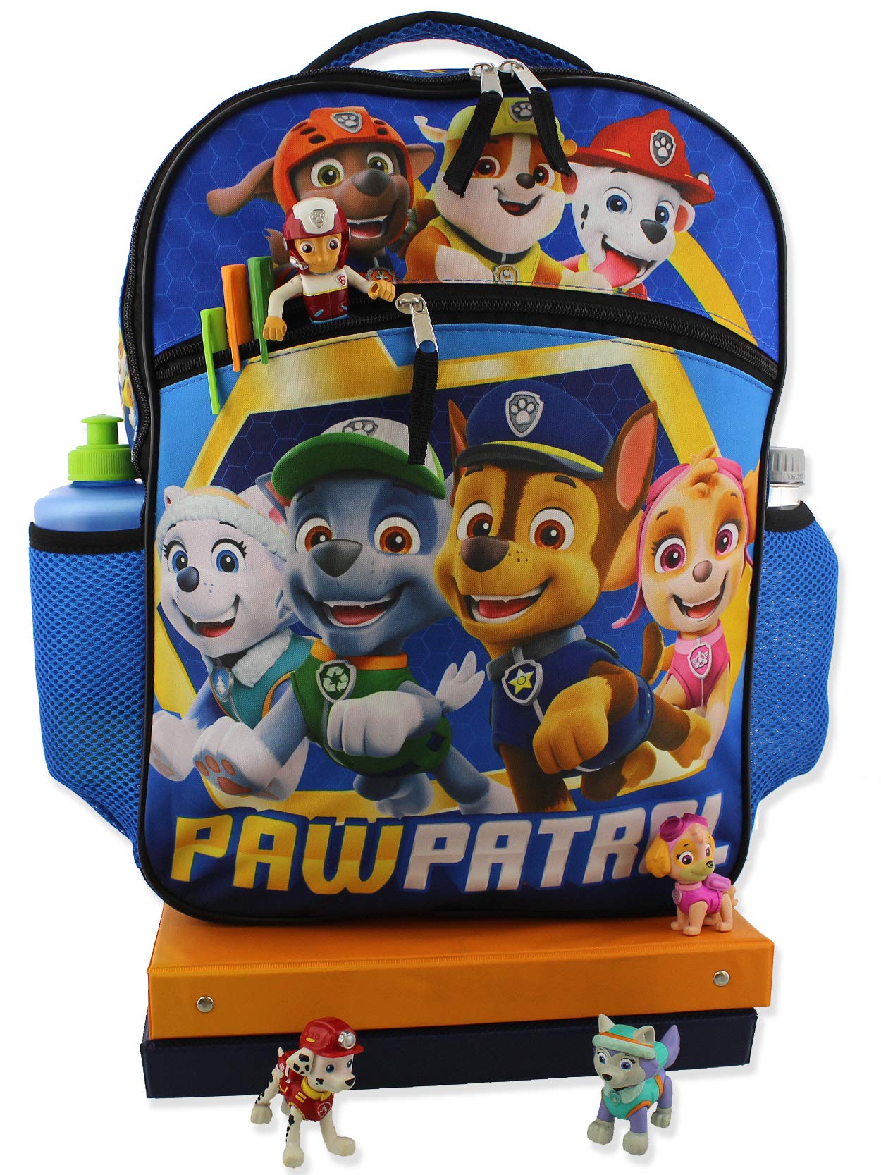 Paw Patrol Pups Boy's 16 Inch School Backpack (One Size, Blue)