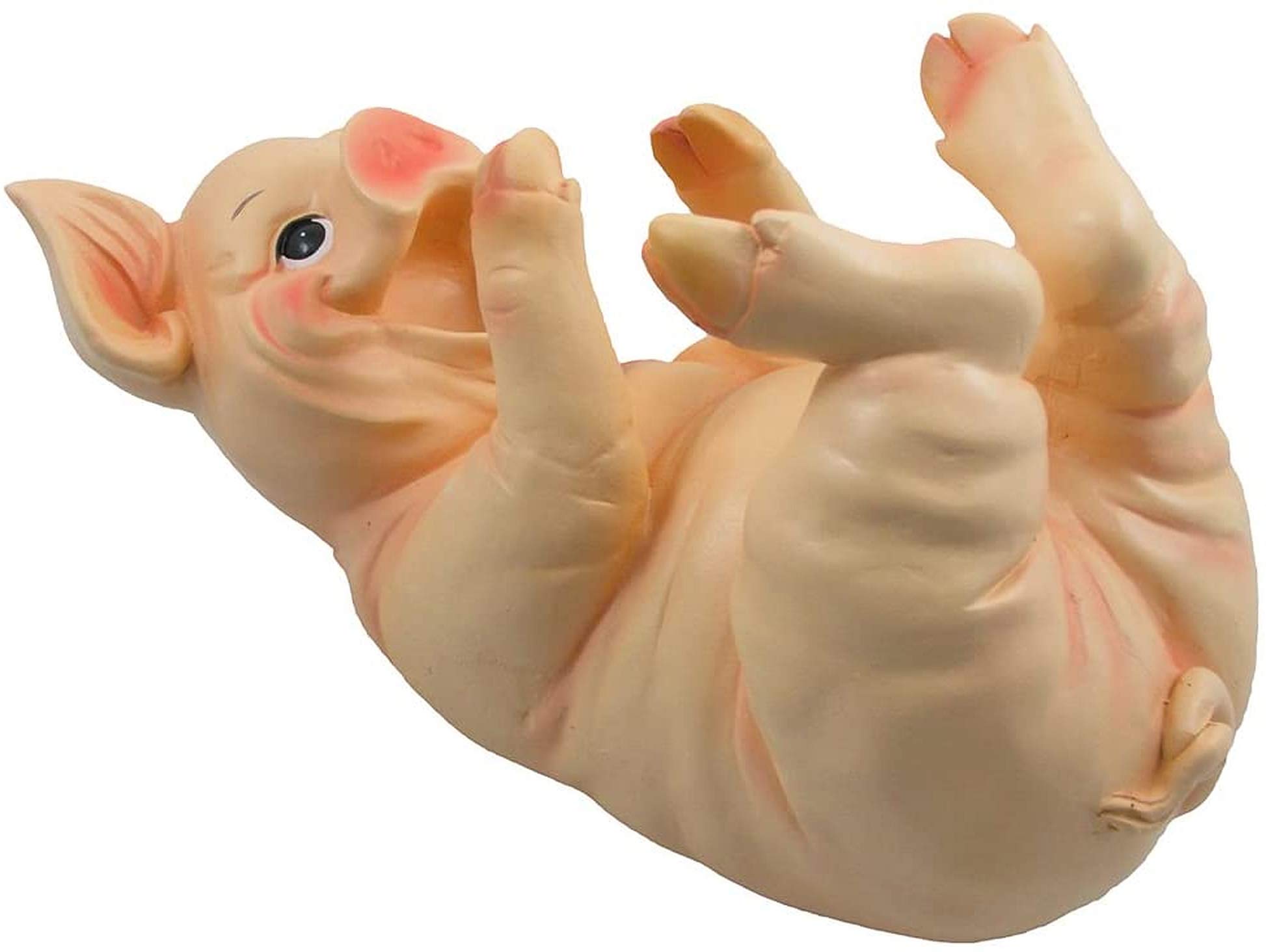Drinking Pig Wine Bottle Holder Sculpture for Country Farm Bar and Kitchen Decor Tabletop Wine Stands & Racks and Decorative Collectible Statue Gifts for Farmers