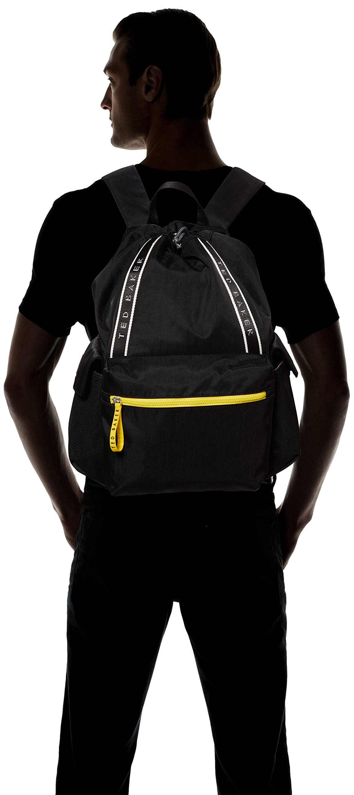 Ted Baker Men's 0 Backpack, Black, One Size