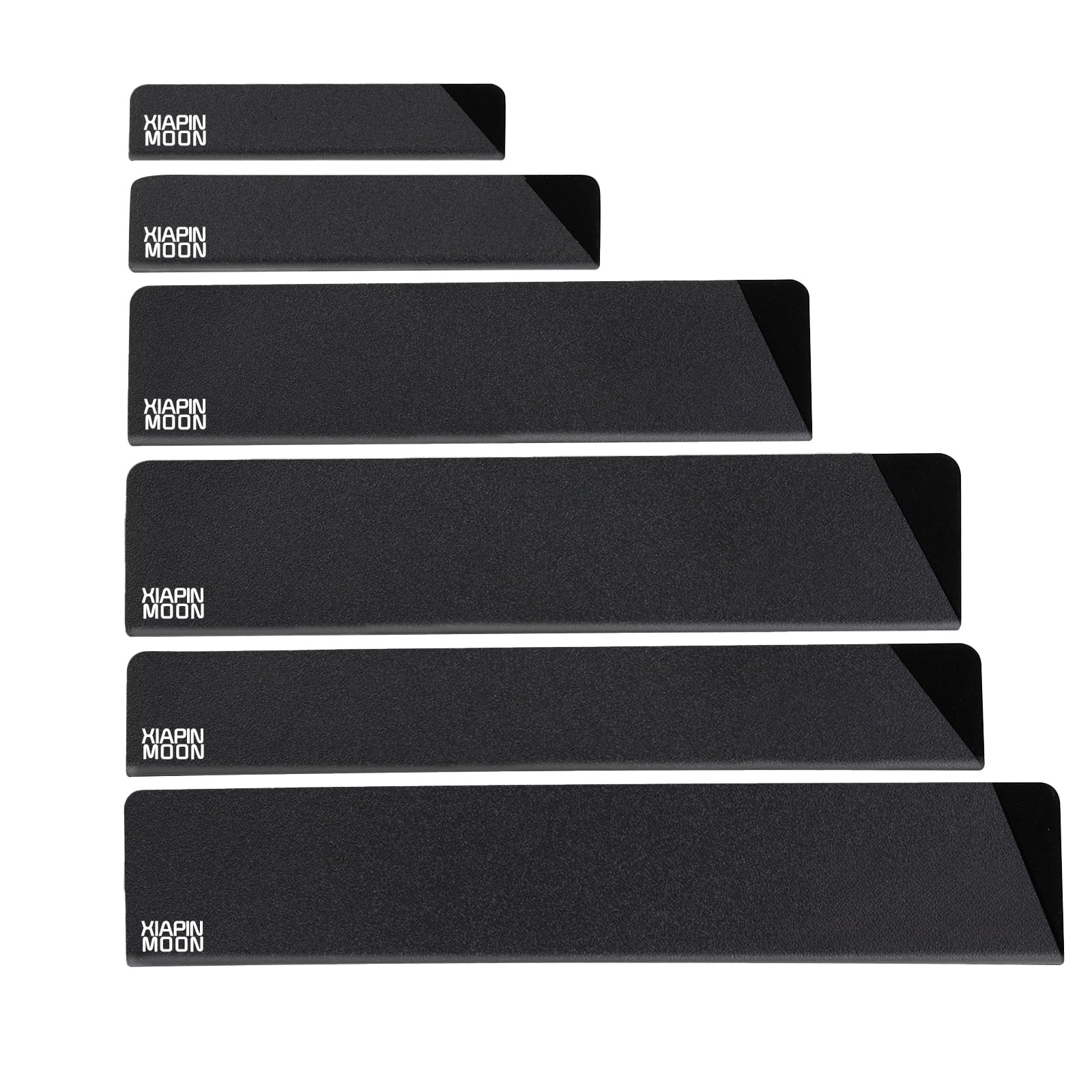 6-piece Universal Knife Guards Set,Knife Edge Guards are ABS Plastic and BPA-Free Felt Lining,More Durable,Non-BPA,Food Safety. The Knife Cover is Chef's Gift First Choice- Knives Not Included