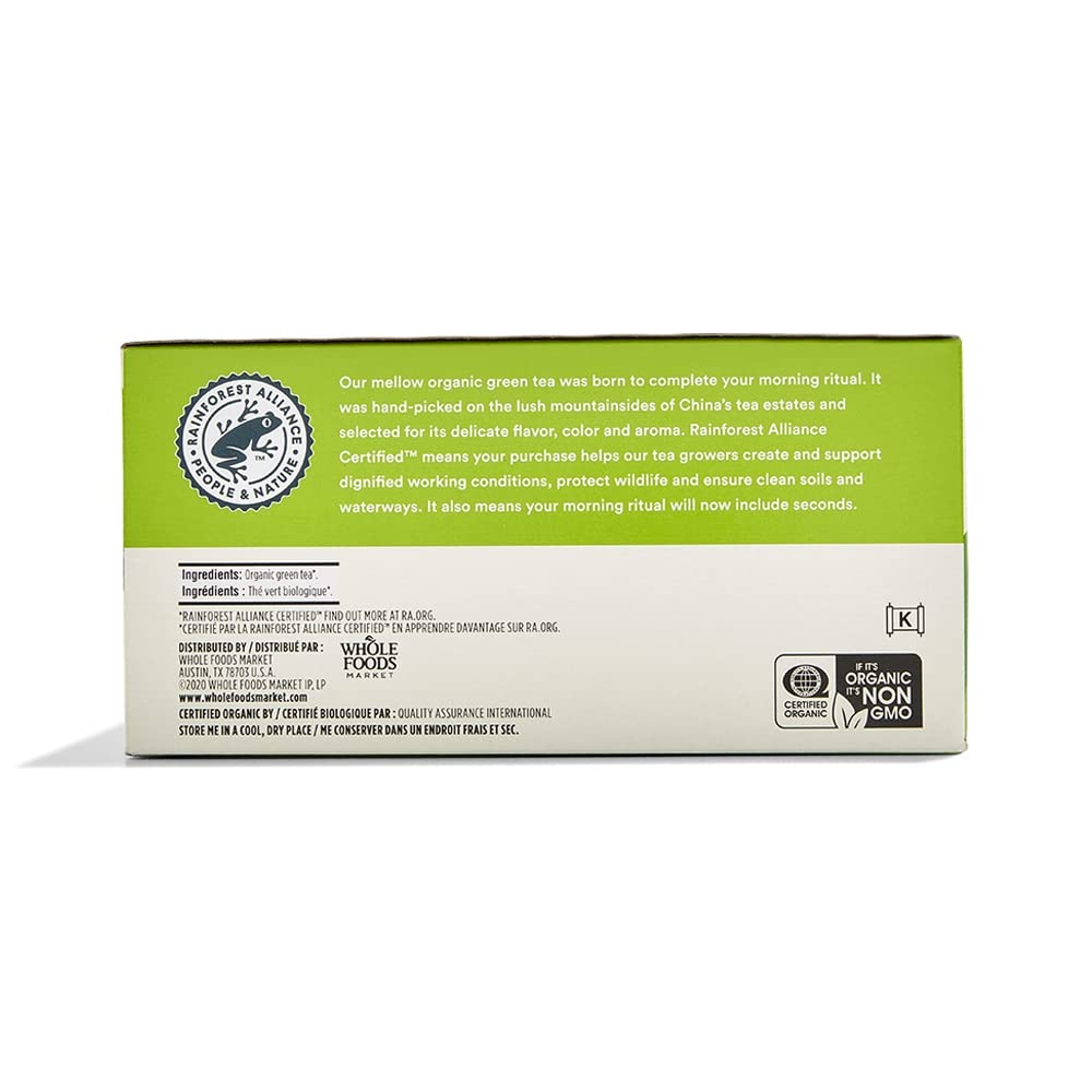 365 by Whole Foods Market, Tea Green Organic, 70 Count