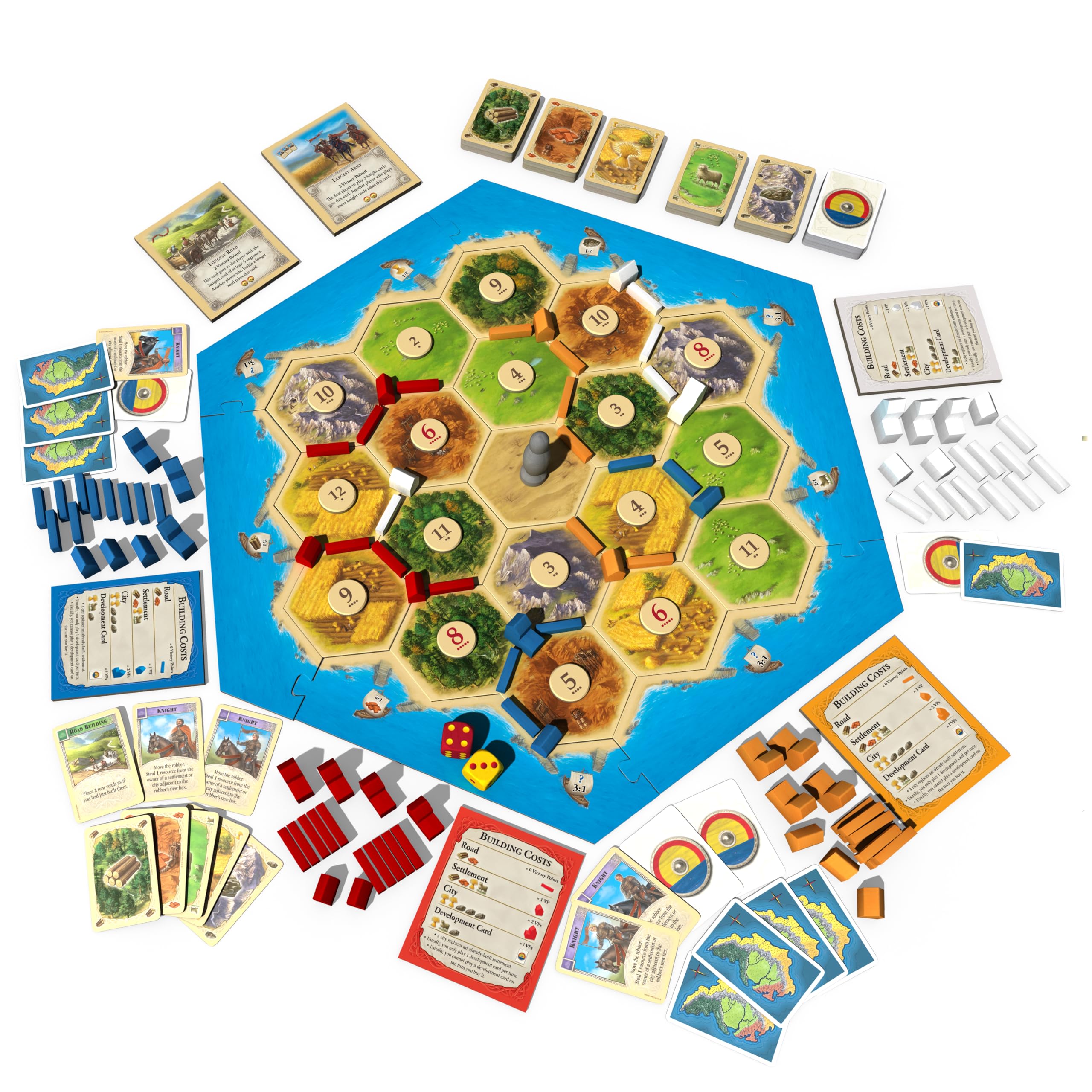 Catan Board Game (Base Game) | Family Board Game | Board Game for Adults and Family | Adventure Board Game | Ages 10+ | for 3 to 4 Players | Average Playtime 60 Minutes | Made by Catan Studio