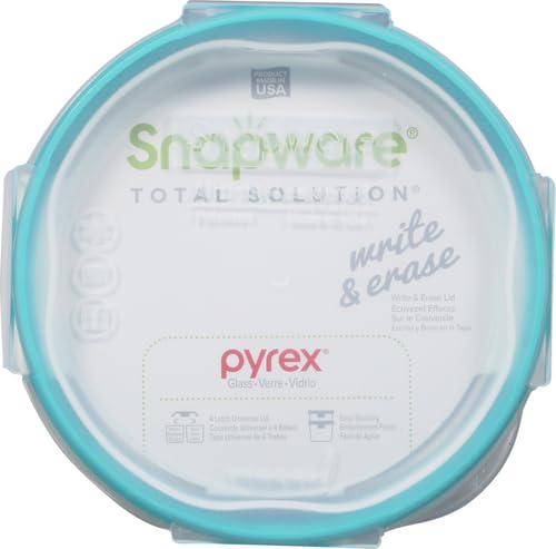 Snapware 4-Cup Total Solution Round Food Storage Container, Glass