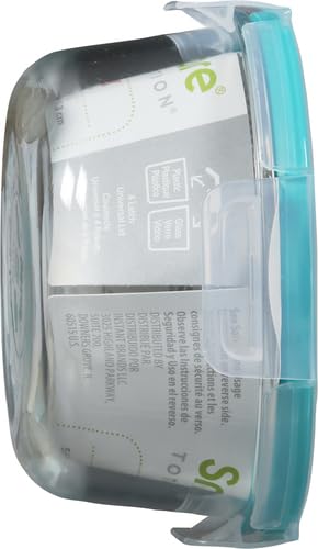 Snapware 4-Cup Total Solution Round Food Storage Container, Glass