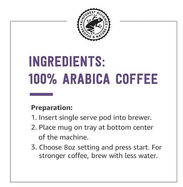 Amazon Brand - 100 Ct. Solimo Dark Roast Coffee Pods, Compatible with Keurig 2.0 K-Cup Brewers 100 Count(Pack of 1)