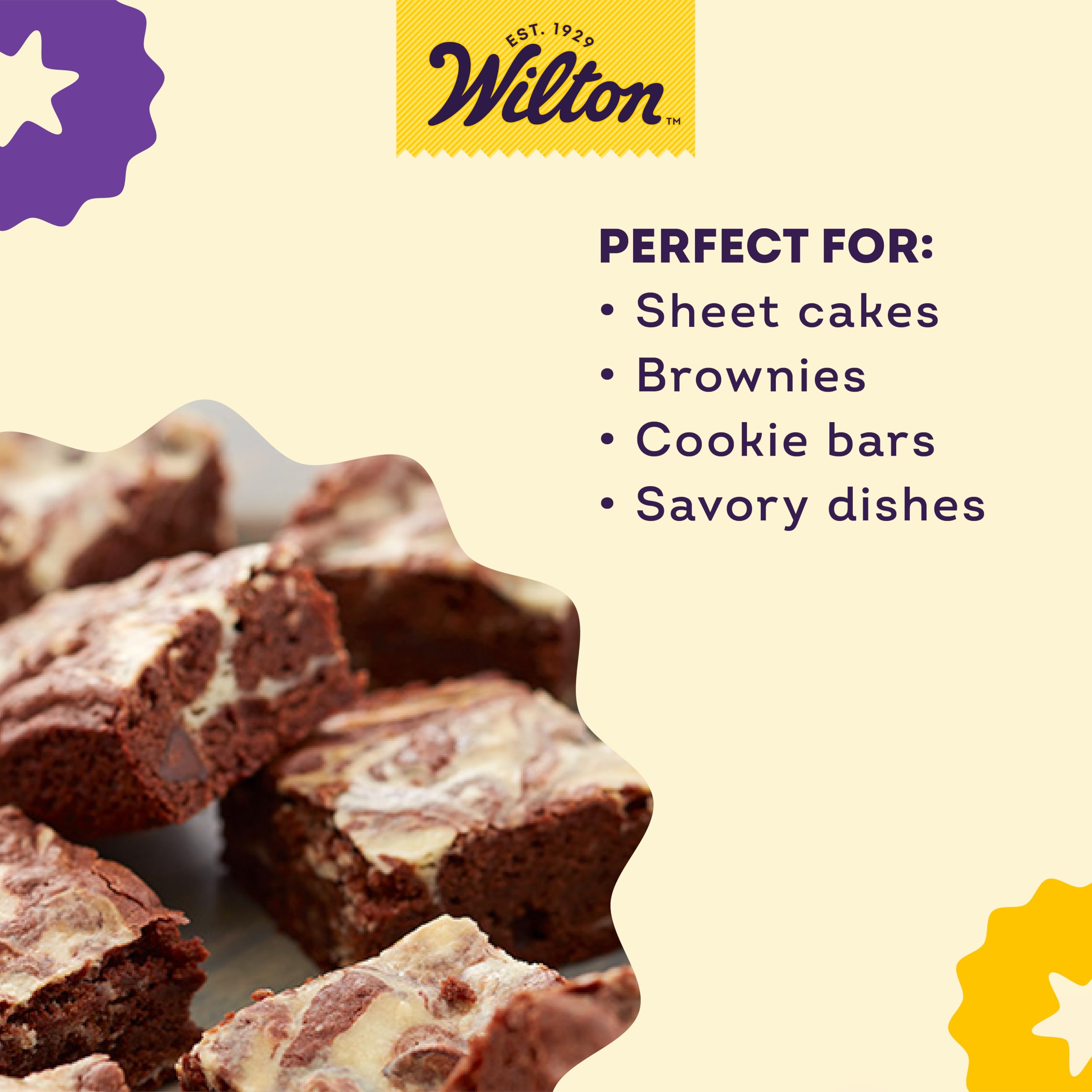 Wilton Recipe Right Non-Stick 9 x 13-Inch Oblong Cake Pans, Set of 2, Steel Cake Pans