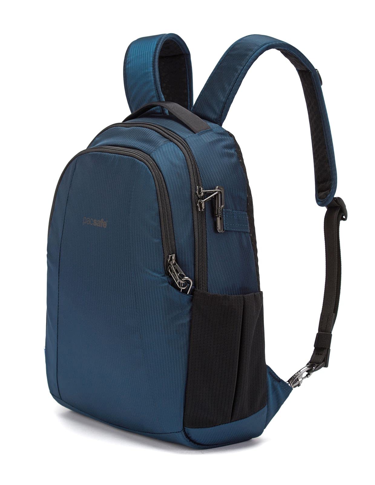 Pacsafe Metrosafe LS350 ECONYL 15 Liter Anti Theft Laptop Daypack/Backpack - with Padded 13" Laptop Sleeve, ECONYL Ocean