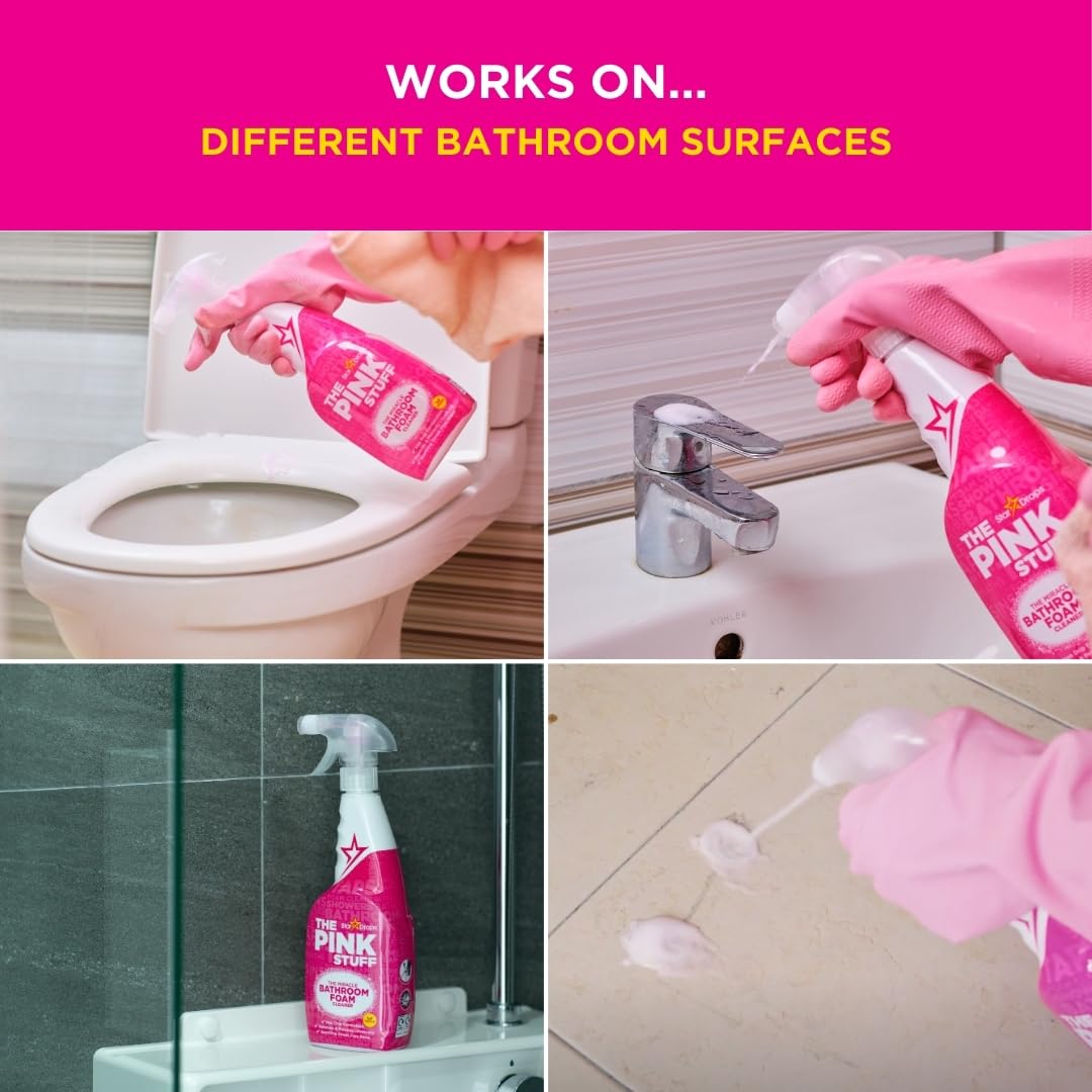 Stardrops - The Pink Stuff - Miracle Bathroom Foam Cleaner 750ml
