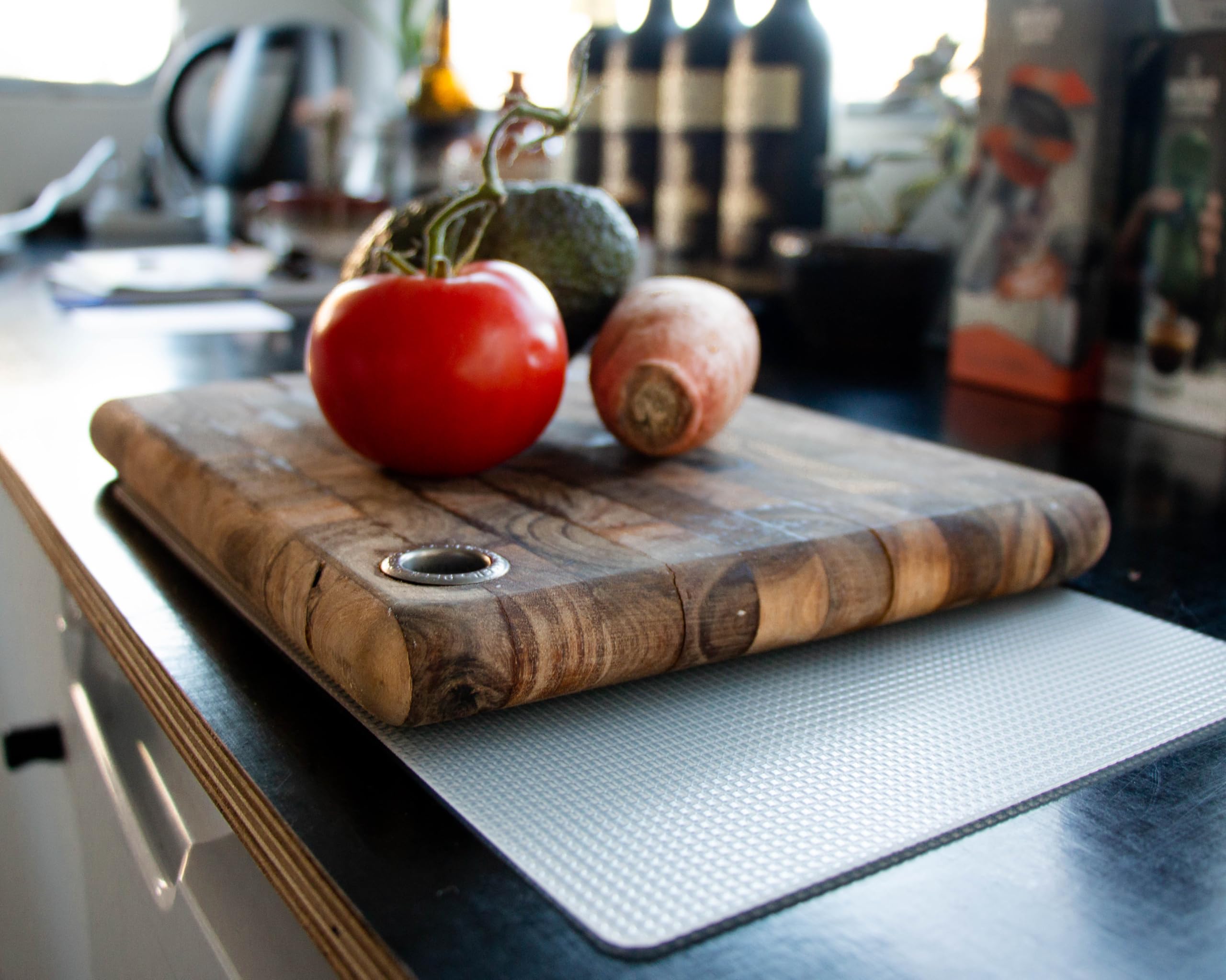 Non Slip Chef’s Gription Pad by CatTongue Grips – Secure, Anti Slip Mat for the Perfect Non Slip Grip for Chefs and Home Cooks, Grip Mat for Cutting Boards, Great as Drawer Liners (Black, 1 Pad)