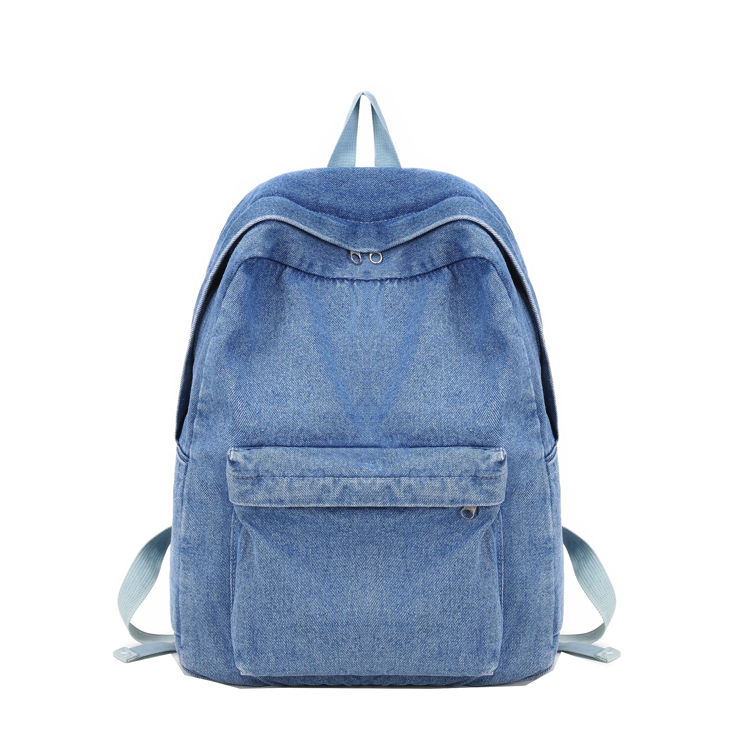 Classic Vintage Denim Bookbags School Bag College Jeans Backpack Daypack Rucksack