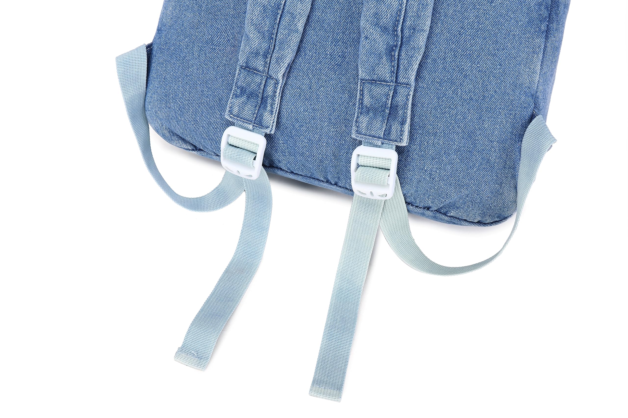 Classic Vintage Denim Bookbags School Bag College Jeans Backpack Daypack Rucksack