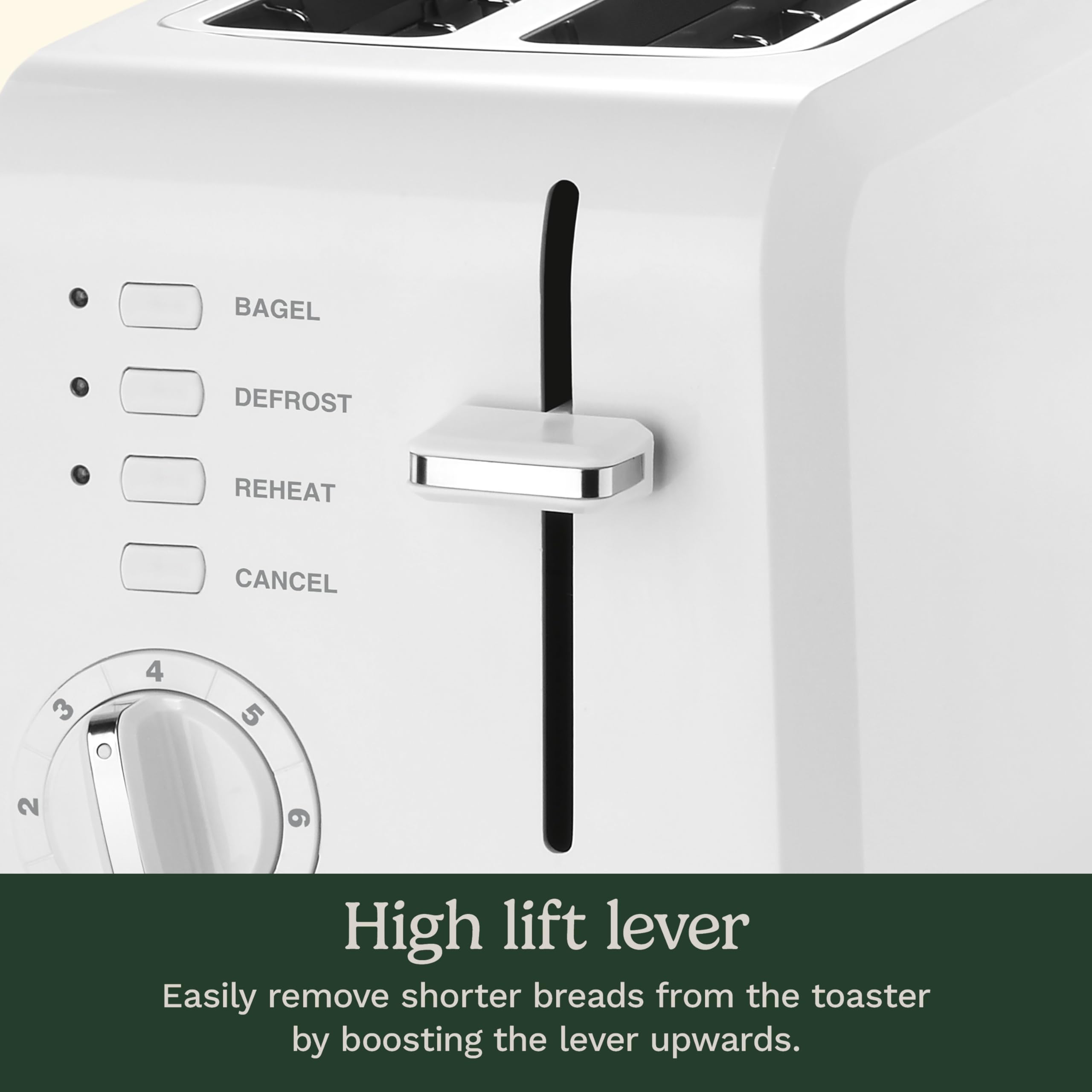 Cuisinart CPT-122 Compact Plastic 2-Slice Toaster, White
