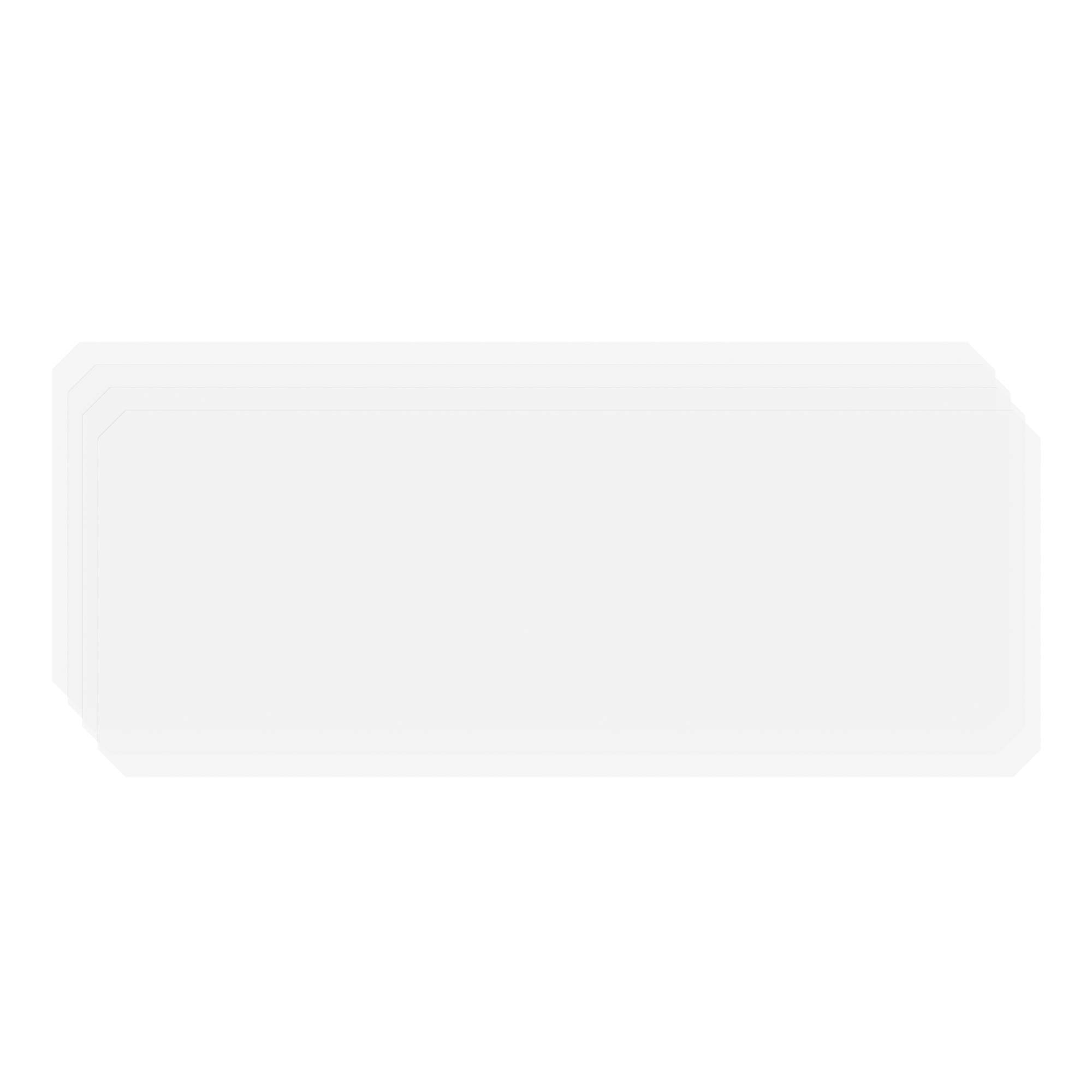 HSS Shelf Liners for 24" X 36" Wire Shelf, Opaque Plastic, 4-Pack