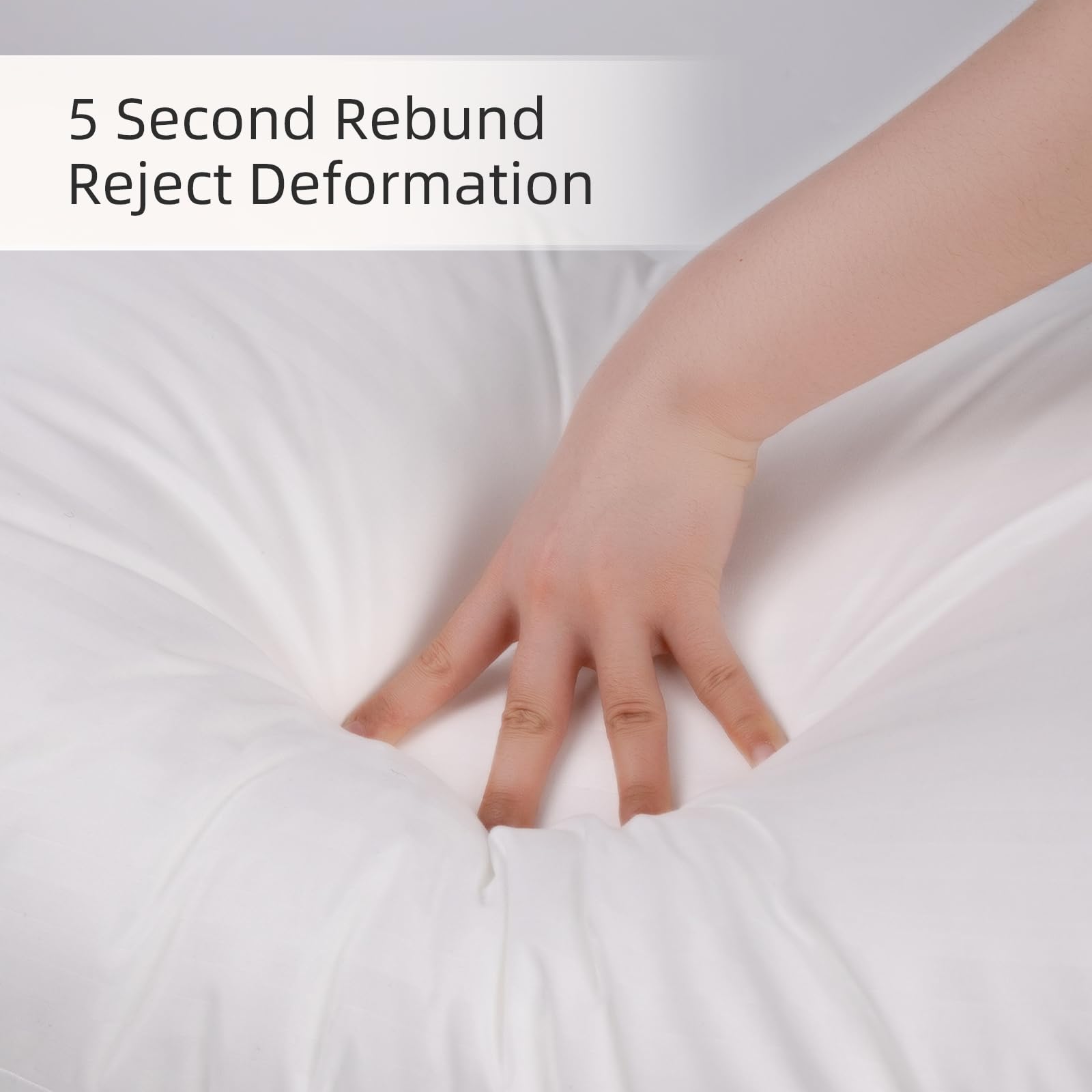 Cozy Bed Pillow Bedding, 2 Count (Pack of 1), White