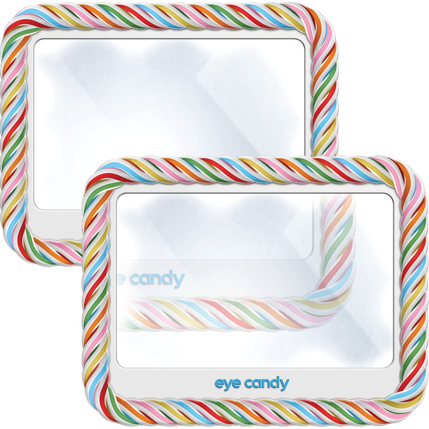 Eye Candy AS-SEEN-ON-TV Full Page Book Magnifier and Light to See Pages 3X Bigger, Optical Grade, Anti-Glare Page Magnifier & Book Light with Dimmable Brightness,, 2 Pack