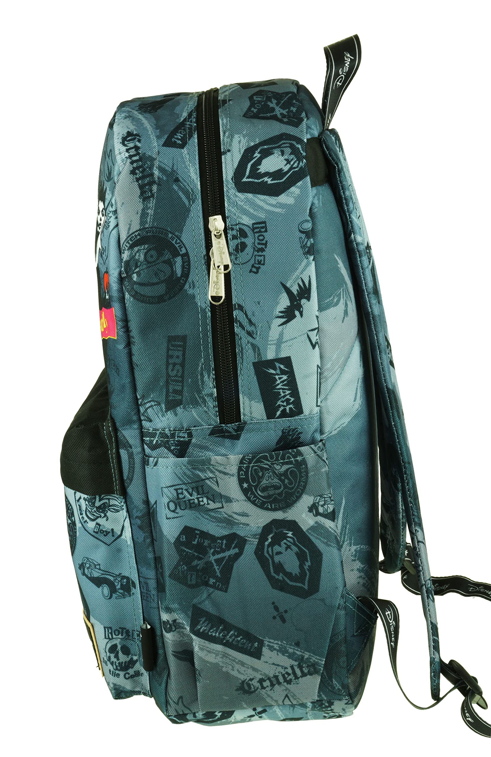 KBNL Classic Disney Villains Backpack with Laptop Compartment for School, Travel, and Work (Villains), Multicolor, Large