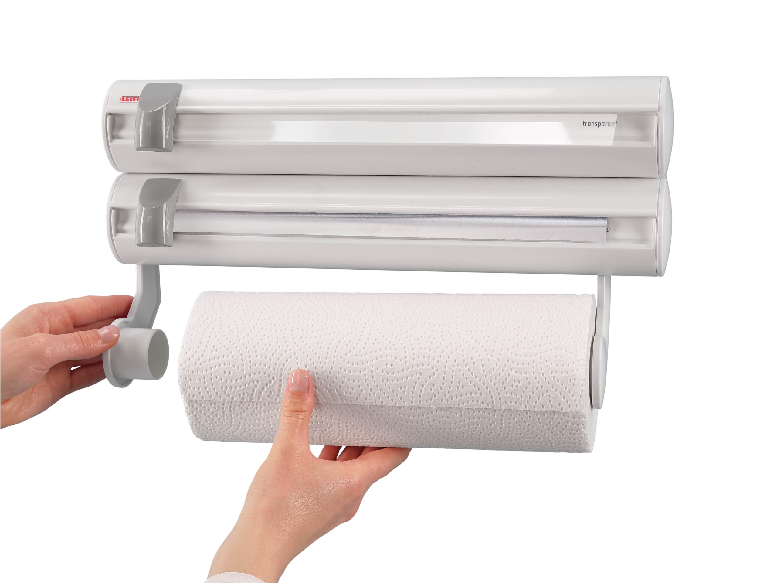 Leifheit Parat F2 2046398 Plastic Holder Dispenser, White