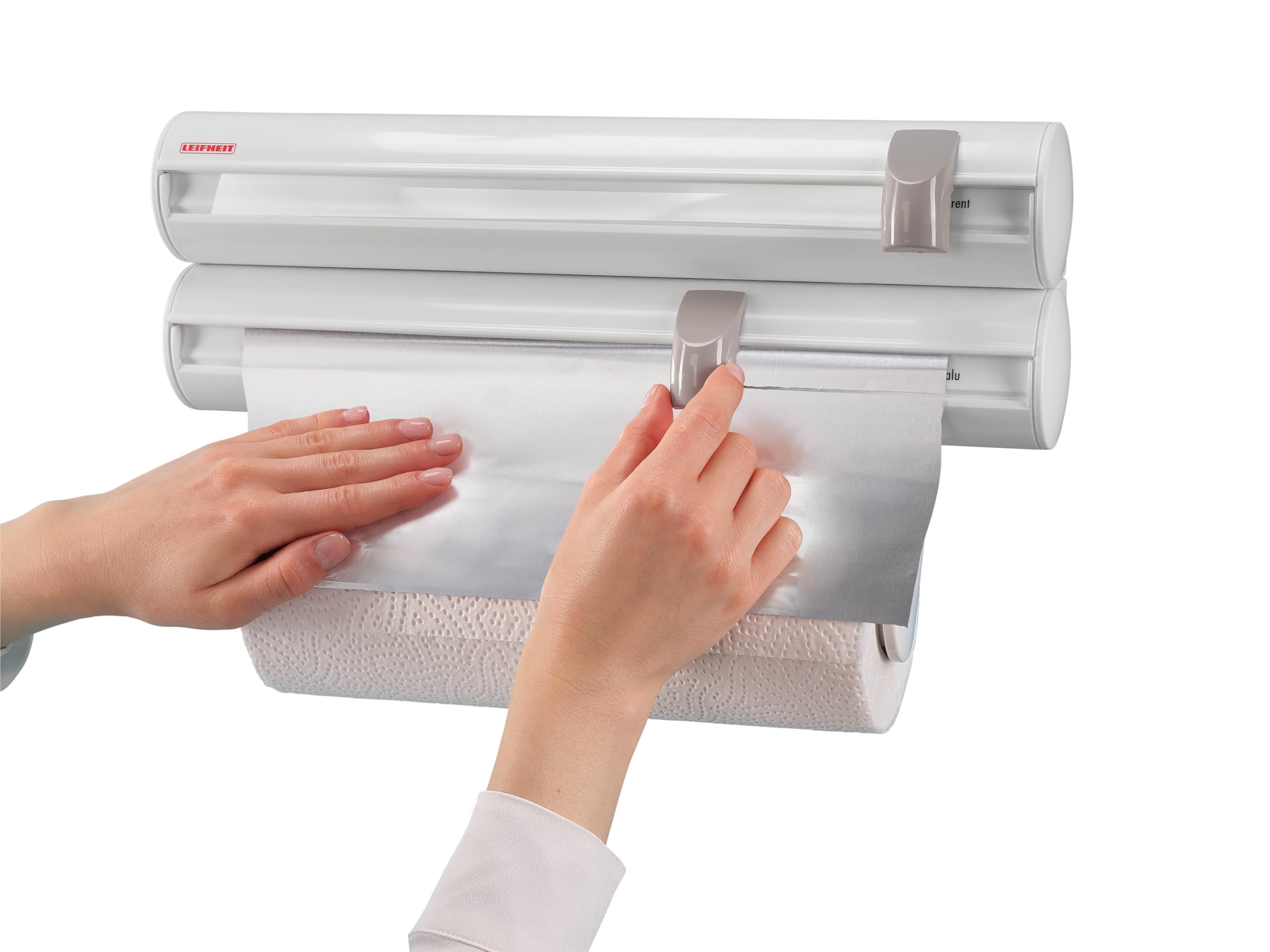 Leifheit Parat F2 2046398 Plastic Holder Dispenser, White