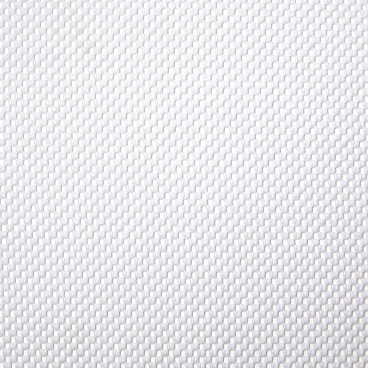 Con-Tact Brand Grip Premium with Microban Non-Adhesive Contact Shelf and Drawer Liner, 12" x 5', White, 6 Rolls