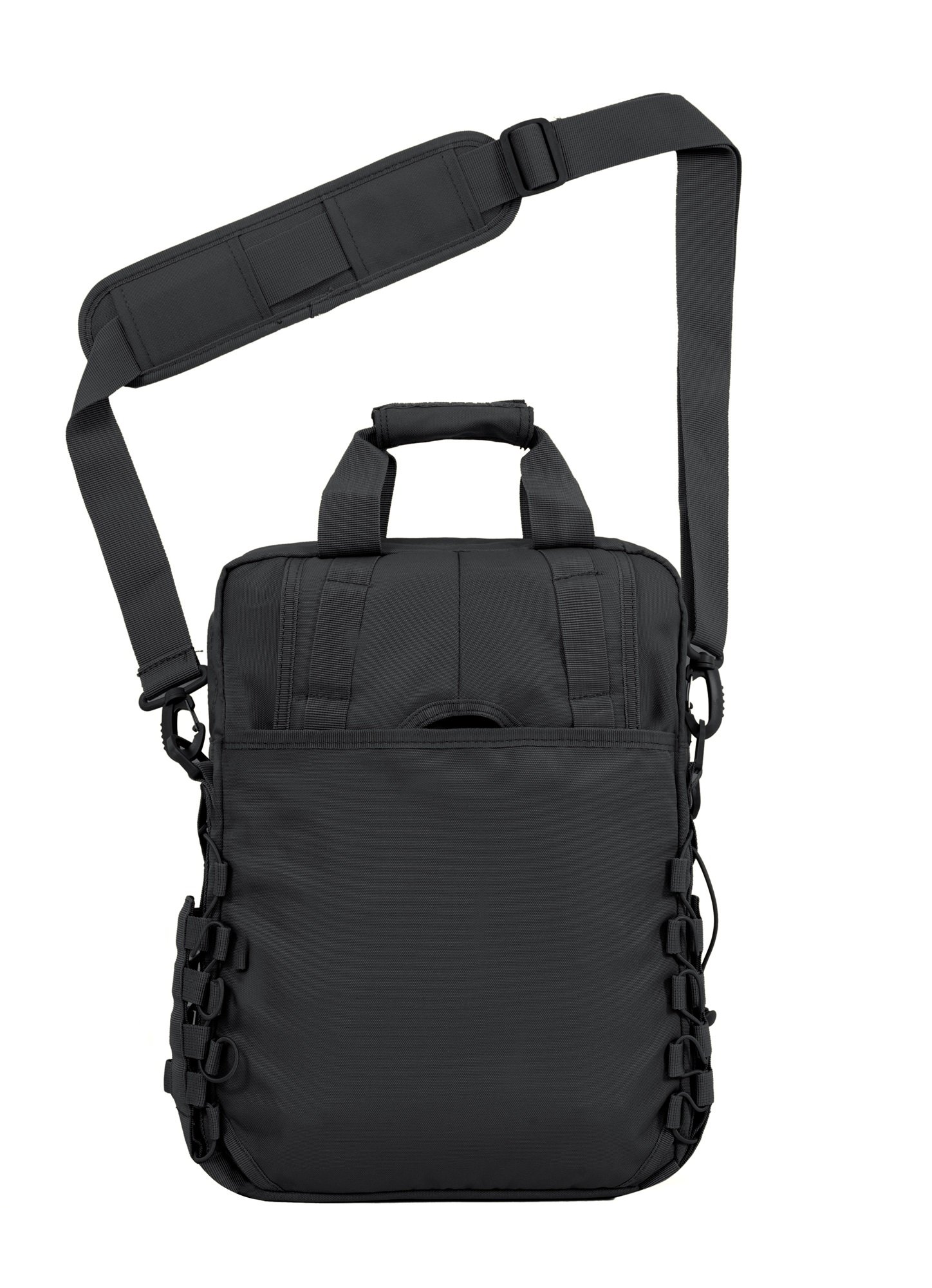 Seibertron Waterproof Molle Tactical 15.6"(inch) Laptop Sling Bag Backpack Black