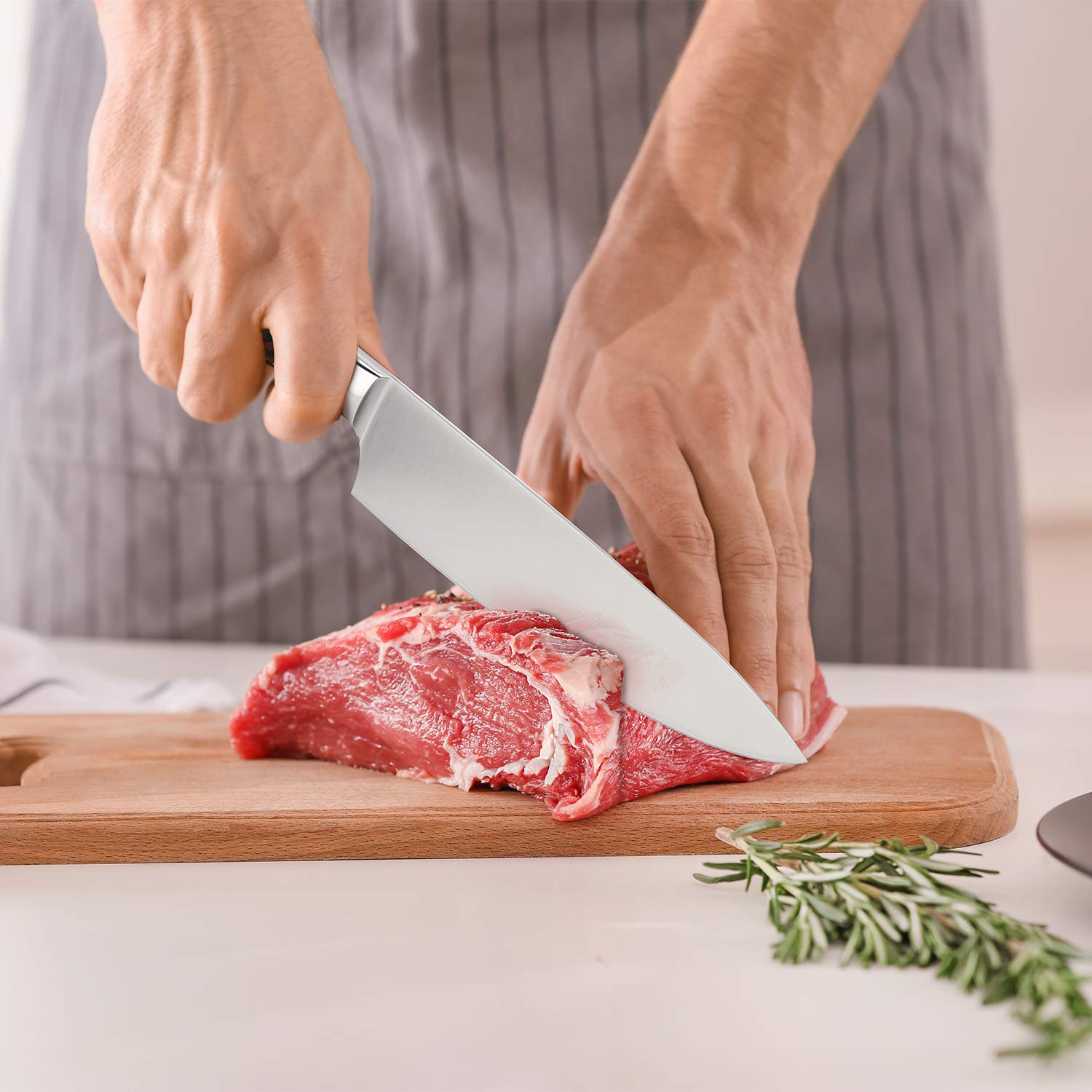 imarku Japanese Chef Knife - Pro Kitchen Knife 8 Inch Chef's Knives High Carbon Stainless Steel Sharp Paring Knife with Ergonomic Handle, Useful Kitchen Gadgets 2023