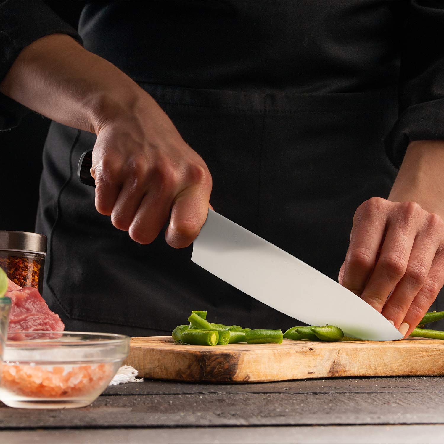 imarku Japanese Chef Knife - Pro Kitchen Knife 8 Inch Chef's Knives High Carbon Stainless Steel Sharp Paring Knife with Ergonomic Handle, Useful Kitchen Gadgets 2023