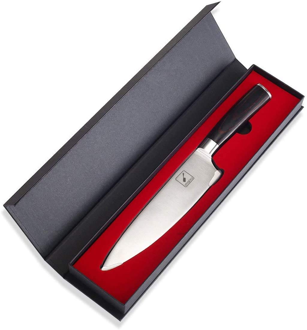 imarku Japanese Chef Knife - Pro Kitchen Knife 8 Inch Chef's Knives High Carbon Stainless Steel Sharp Paring Knife with Ergonomic Handle, Useful Kitchen Gadgets 2023