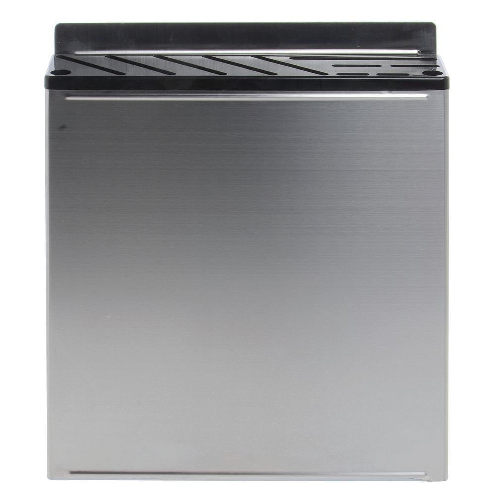 HUBERT® Knife Rack with Back Large Sanitary Stainless Steel - 11 3/4 W x 2 3/4 D x 13 1/2 H