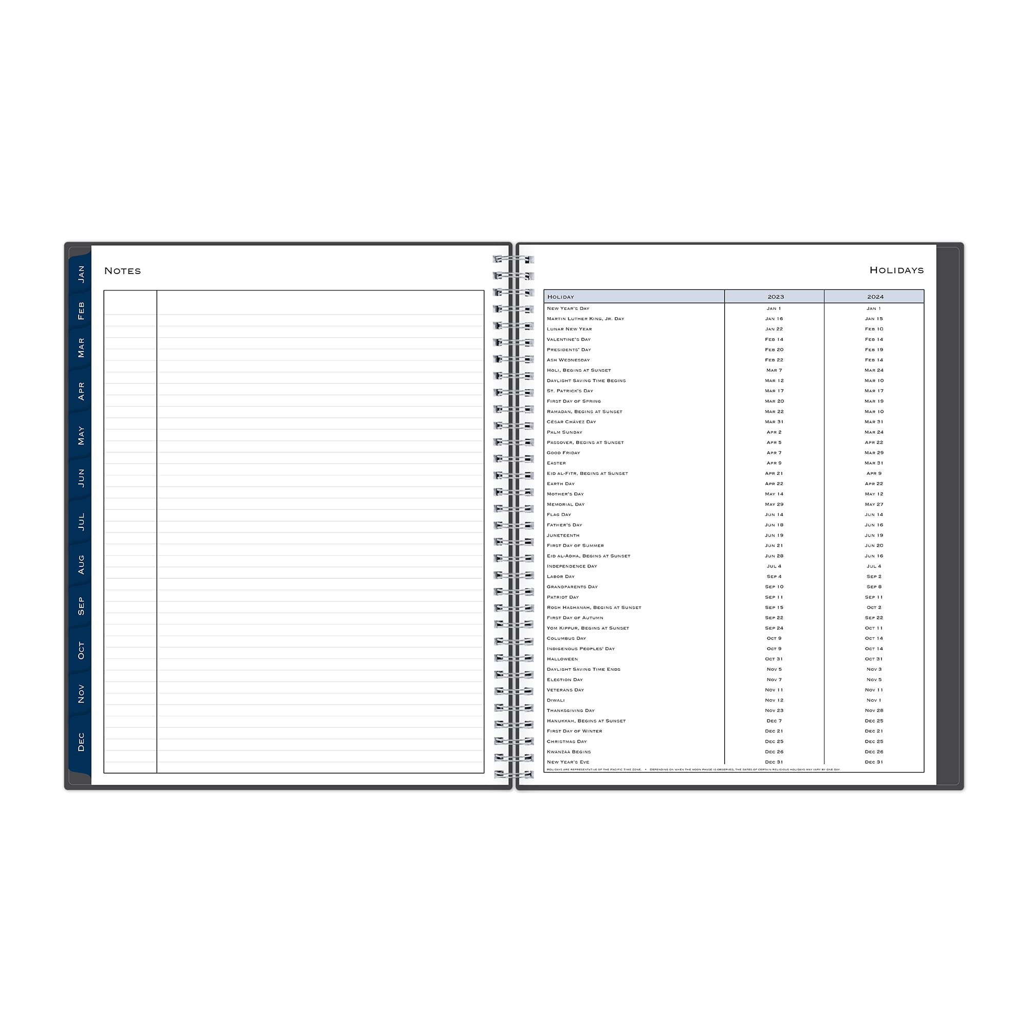 Blue Sky 2023 Weekly and Monthly Planner, January - December, 8.5" x 11", Flexible Cover, Wirebound, Passages (142073)