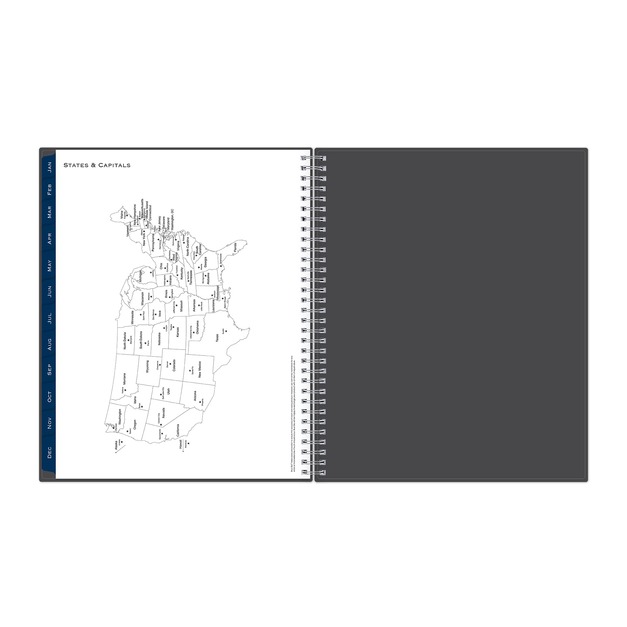 Blue Sky 2023 Weekly and Monthly Planner, January - December, 8.5" x 11", Flexible Cover, Wirebound, Passages (142073)