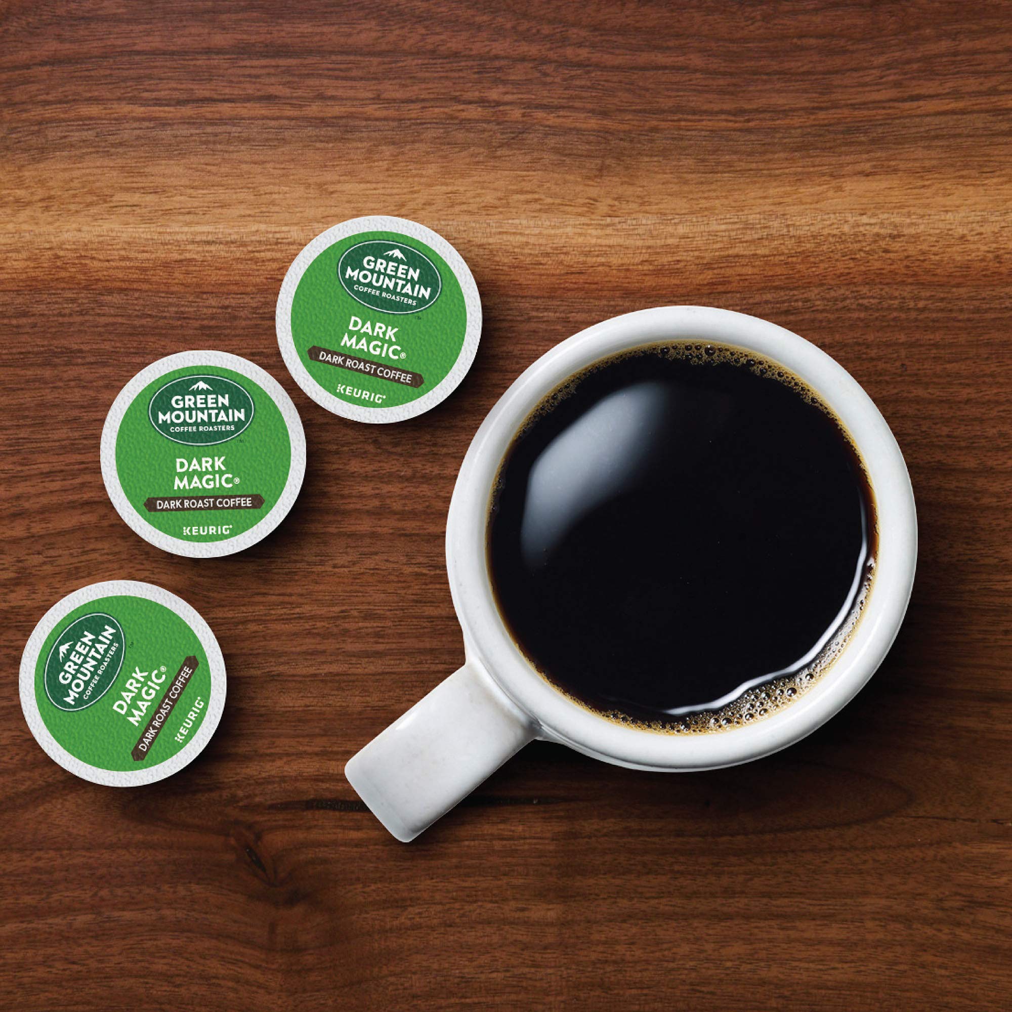 Green Mountain Coffee Roaster Dark Magic Keurig Single-Serve K-Cup Pods, Dark Roast Coffee, 32 Count
