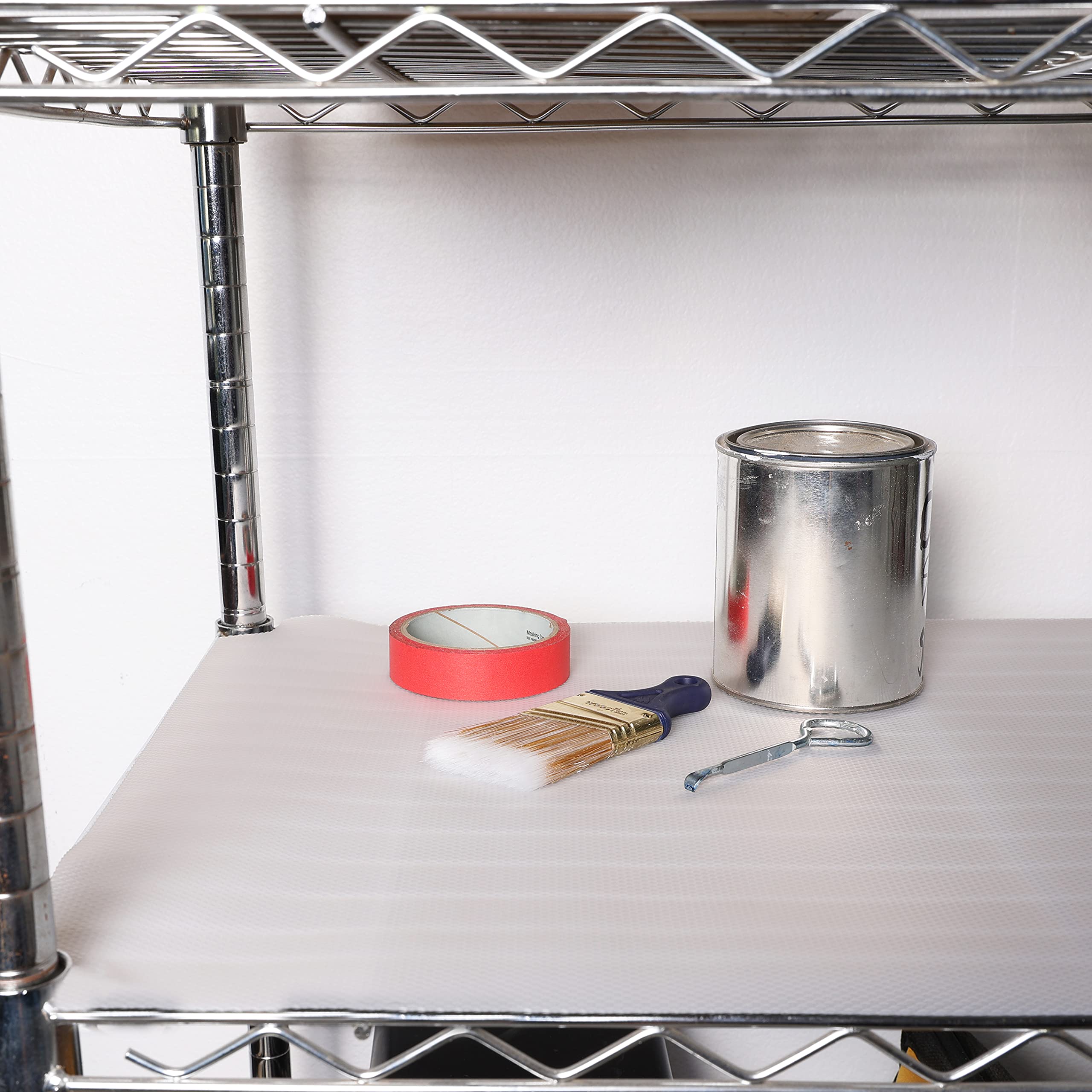 Con-Tact Brand Duraliner Non-Adhesive Surface Cover Shelf and Drawer Liner, 12" x 25', Diamond Clear