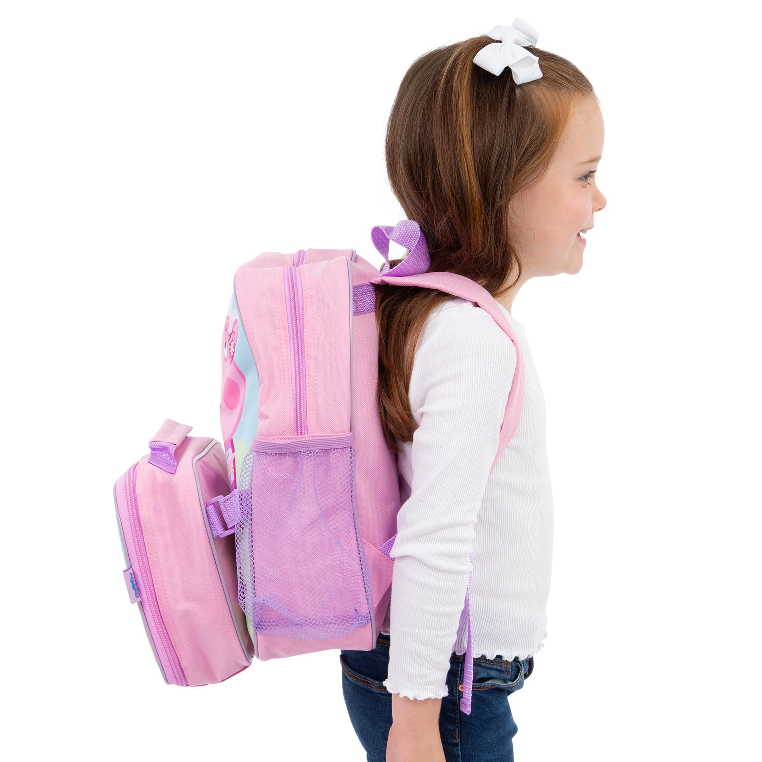 Peppa Pig Kids Backpack and Lunch Box Set Pink