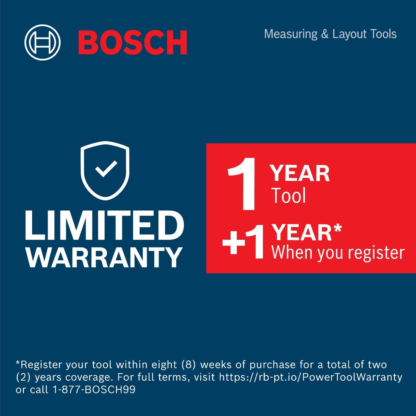 BOSCH GLM20 Blaze 65ft Laser Distance Measure With Real Time Measuring