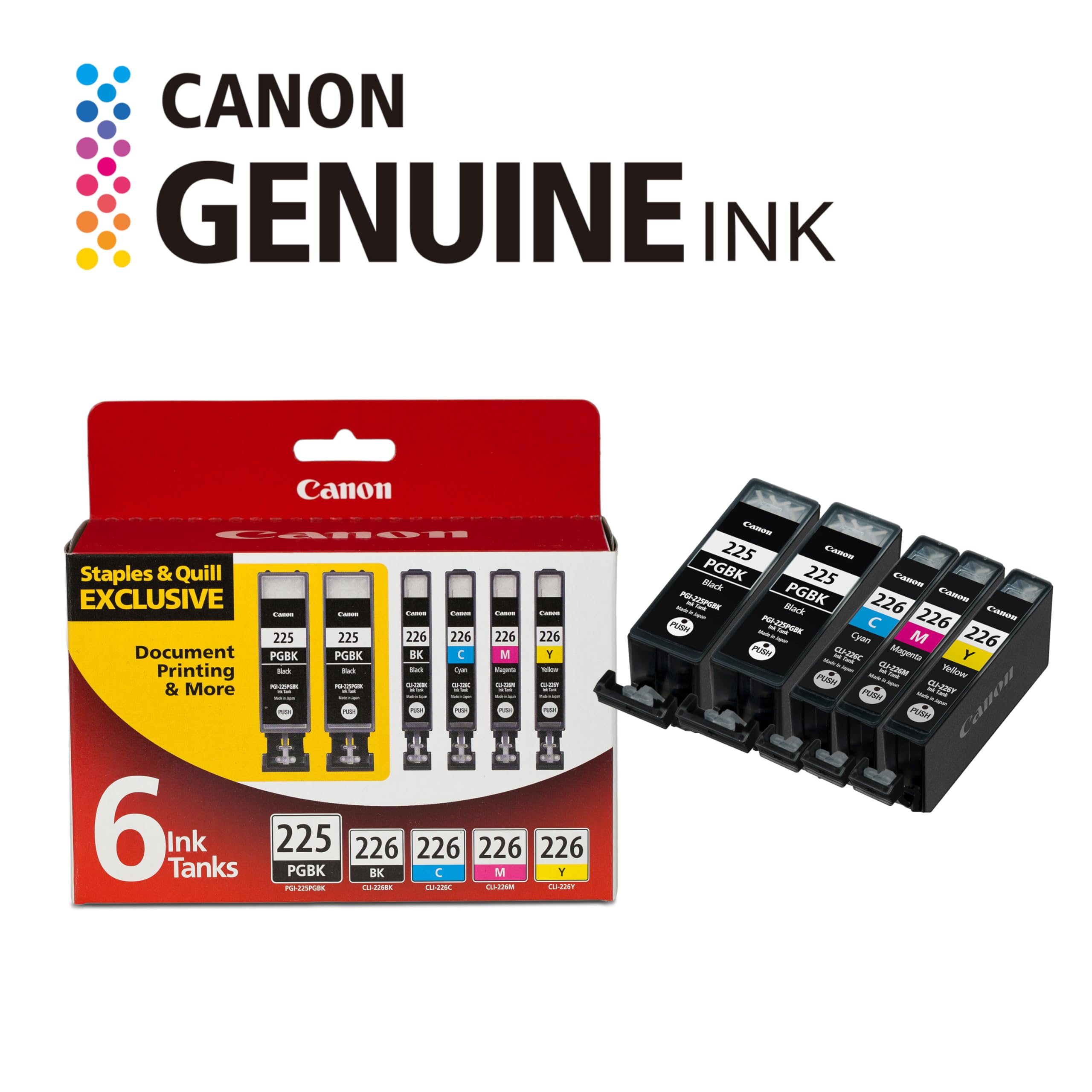 PGI-225/CLI-226 6 Color Value Pack