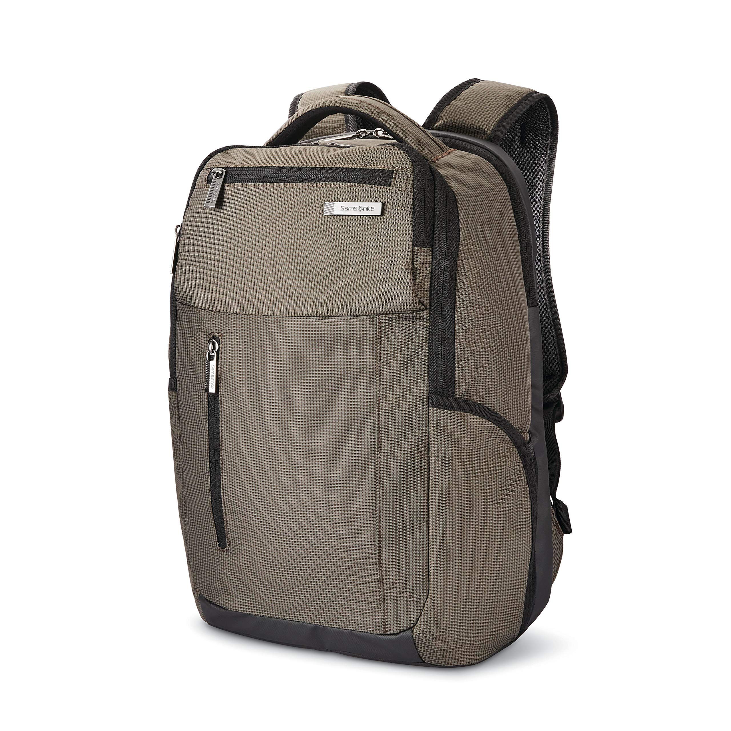 Samsonite Tectonic Lifestyle Crossfire Business Backpack, Green/Black, One Size