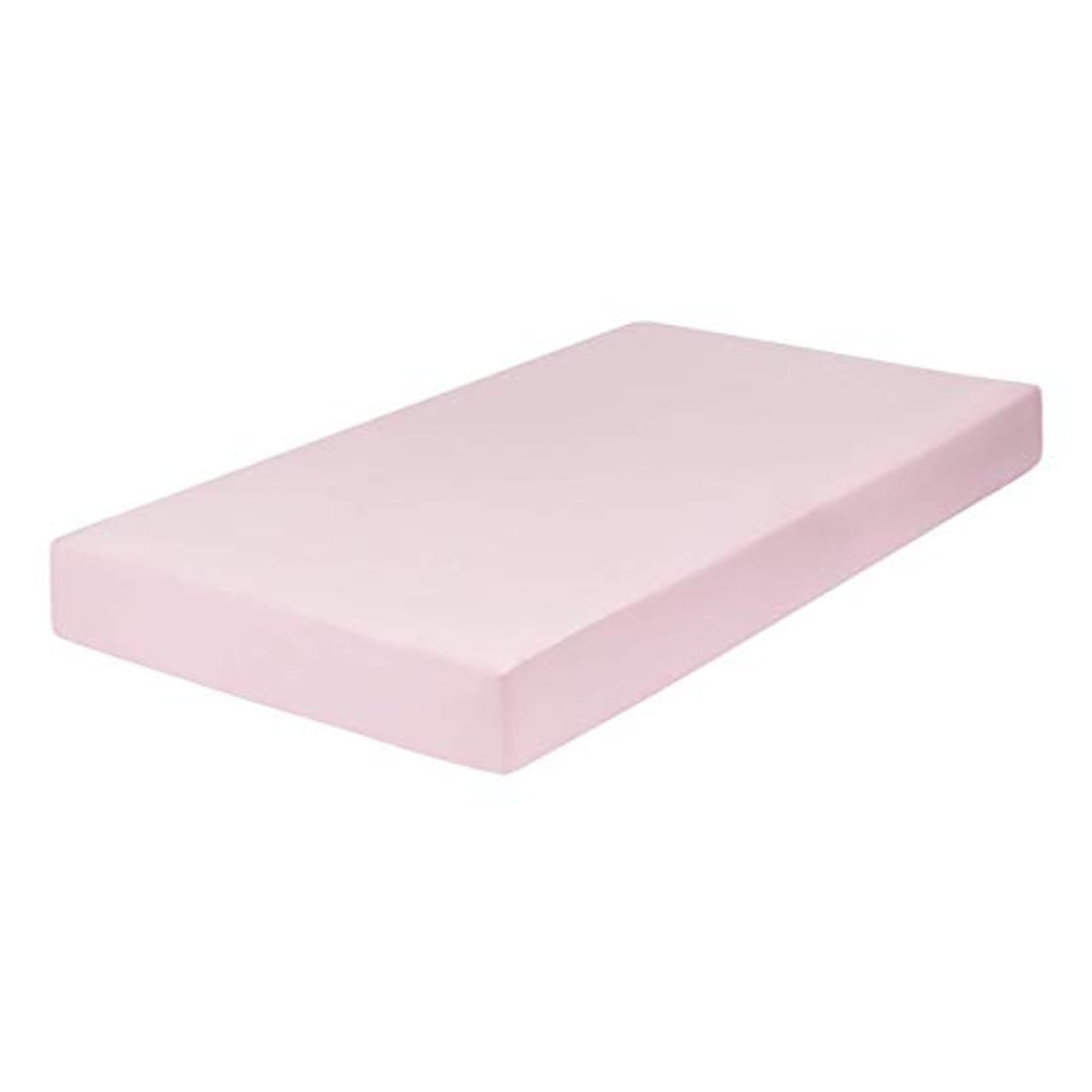 EVERYDAY KIDS 2 Pack Fitted Girls Crib Sheet, 100% Soft Breathable Microfiber, Baby Sheet, Fits Standard Size Crib Mattress 28in x 52in, Nursery Sheet - Unicorns/Hot Pink