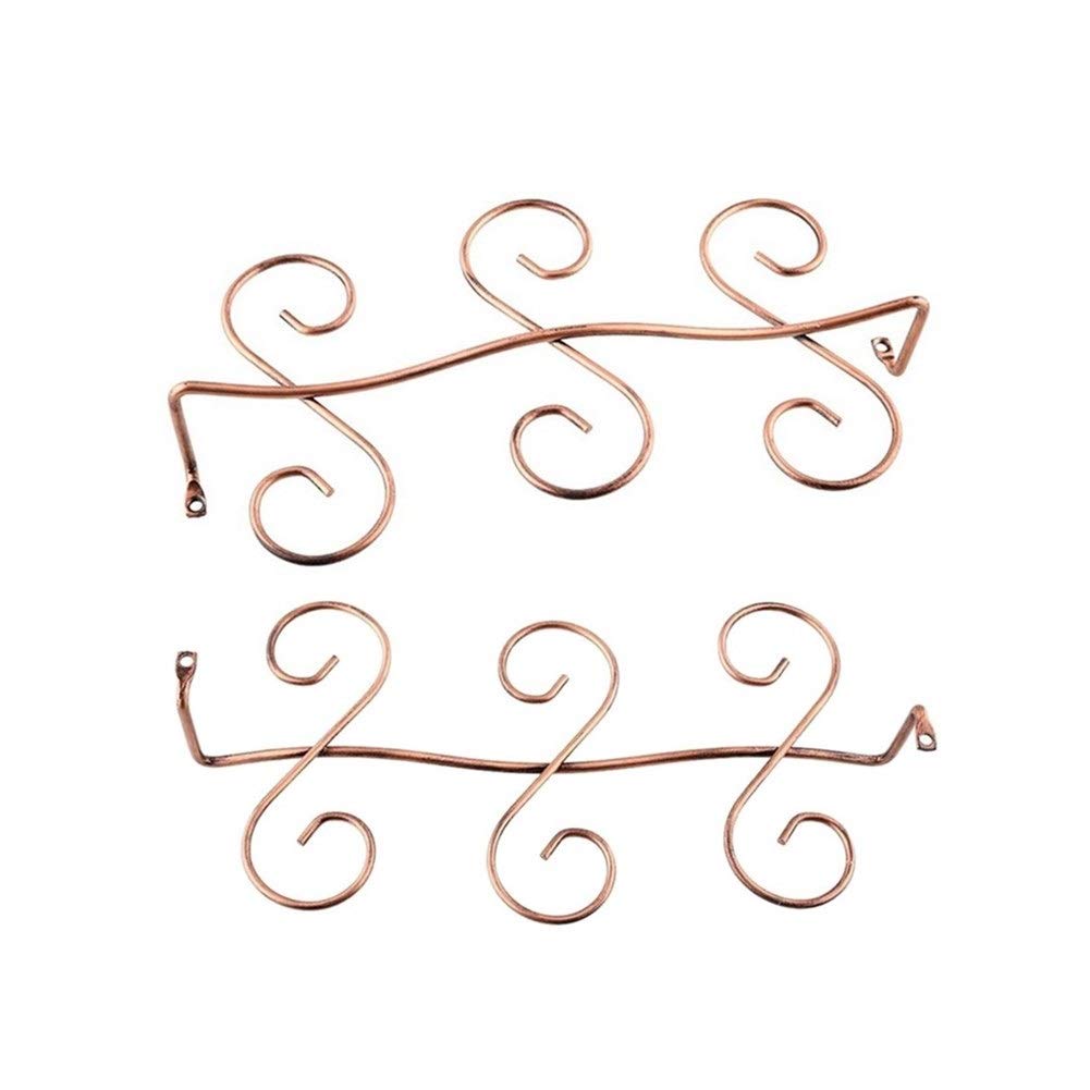 HAOZHAO Practical Wine Glass Rack Stemware Hanging Under Cabinet Holder Hanger Shelf Kitchen (Color : 8 Cup Rack)
