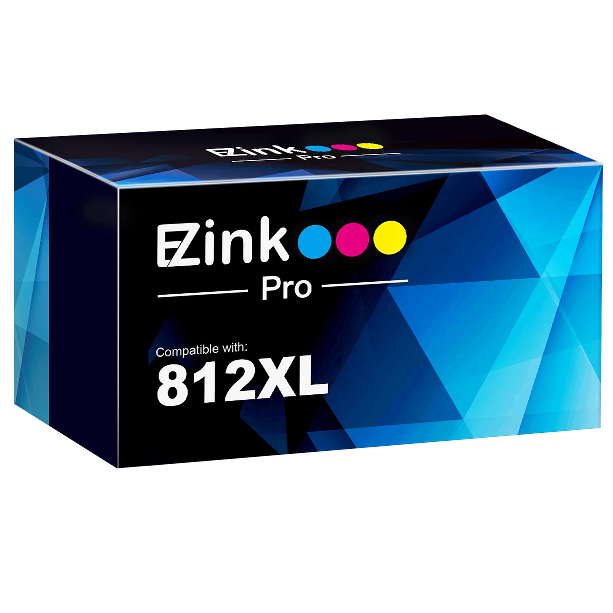 E-Z Ink Pro 812XL Remanufactured Ink Cartridges Replacement for Epson 812 XL 812XL T812XL T812 to use with Workforce Pro WF-7820 WF-7840 EC-C7000 Printer (4 Pack, 1 Black, 1 Cyan, 1 Magenta, 1 Yellow)