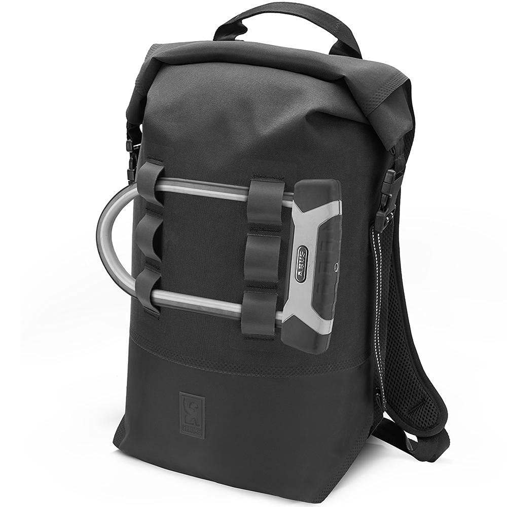 Chrome Industries Urban Ex 2.0 Rolltop Backpack - 15" Laptop Bag, Waterproof, 20 Liter, Black