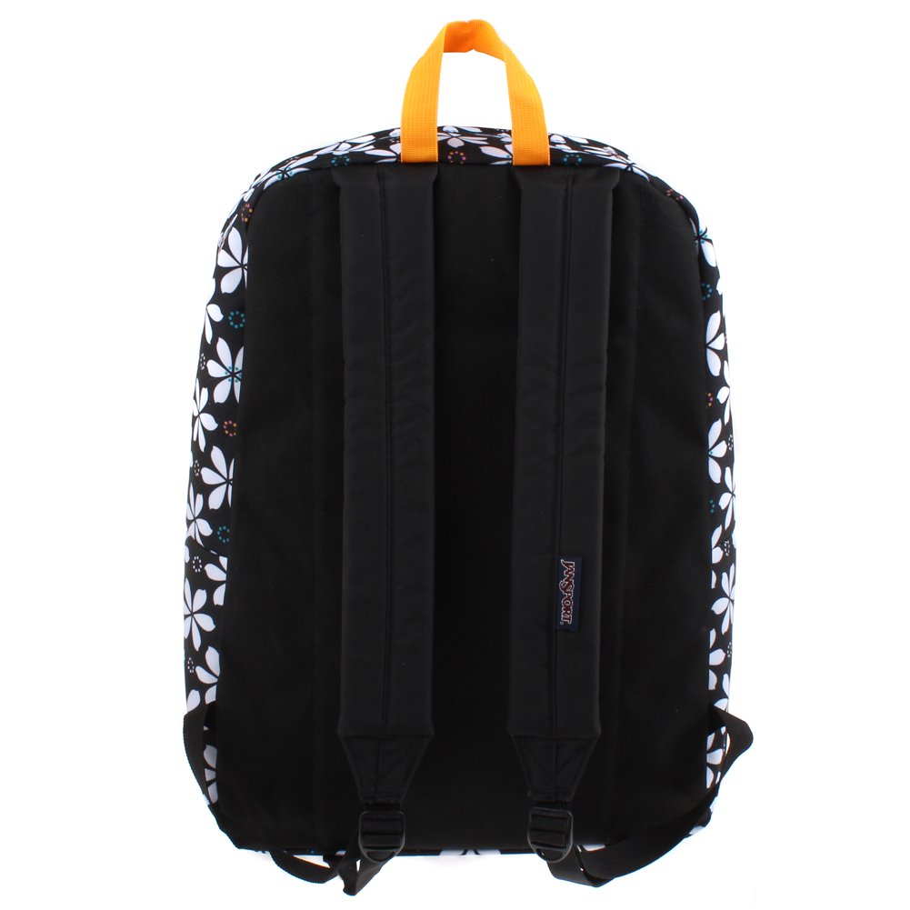 JanSport T501 Superbreak Backpack 2014 Winter Collection (Black Floral Geo)