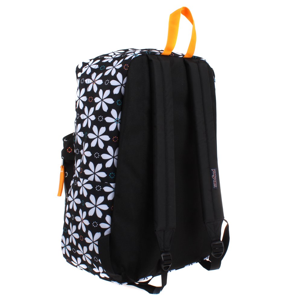 JanSport T501 Superbreak Backpack 2014 Winter Collection (Black Floral Geo)