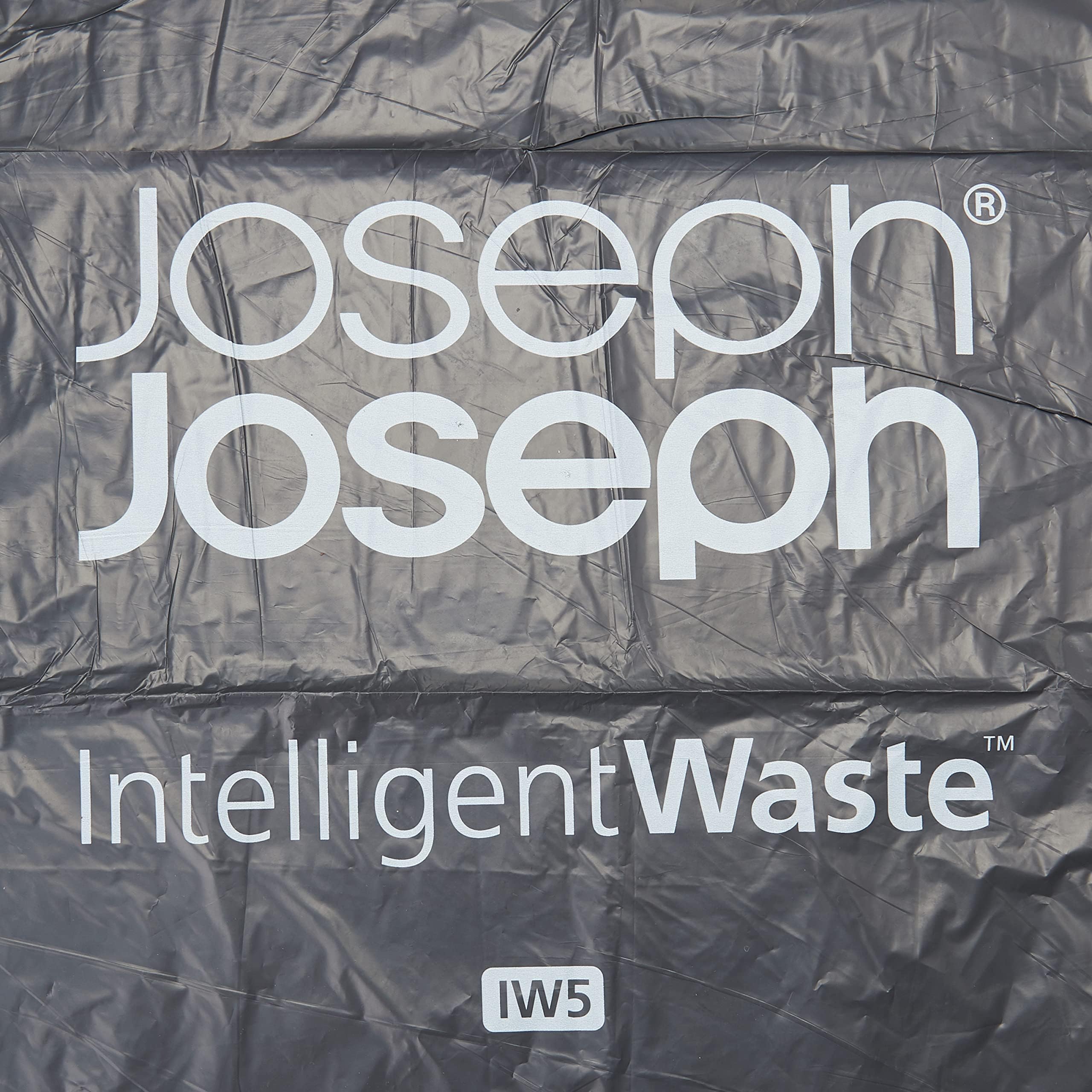 Joseph Joseph Intelligent Waste IW5 Compaction Bin Liners for Titan 5 gallon/20 liter, Black