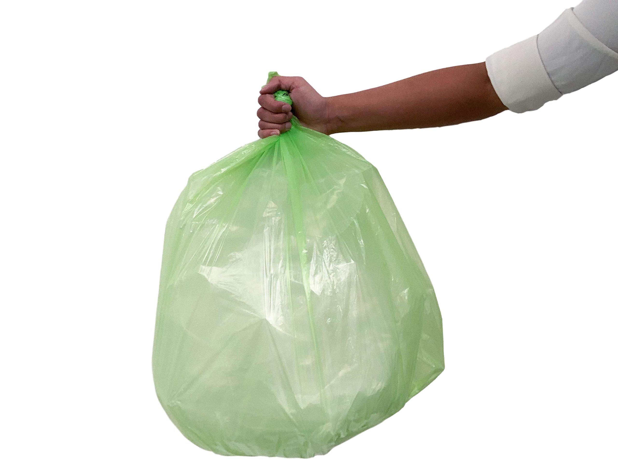 Reli. Biodegradable 13 Gallon Trash Bags | 100 Count, Green | ASTM D6954 | Eco-Friendly Garbage Bags 10 Gallon - 13 Gallon | Oxobiodegradable Under Certain Conditions (See Product Description)