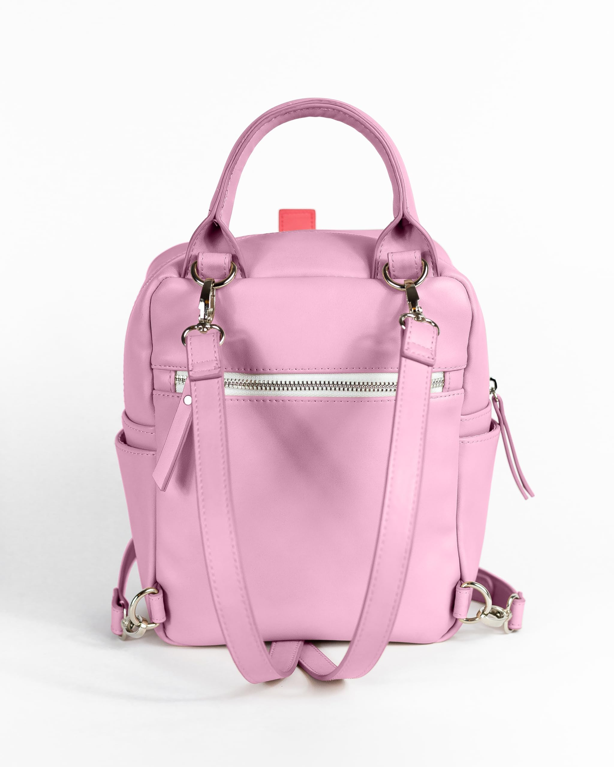 Boba Premium Faux-Leather Backpack, Crossbody, or Purse (Milk Tea)