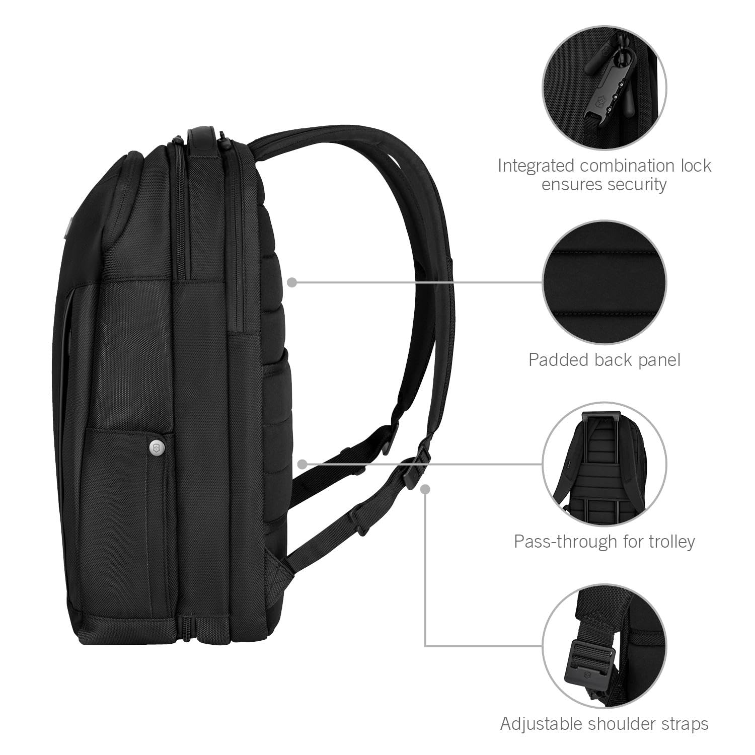 Victorinox Altmont Professional Deluxe Laptop Backpack Black