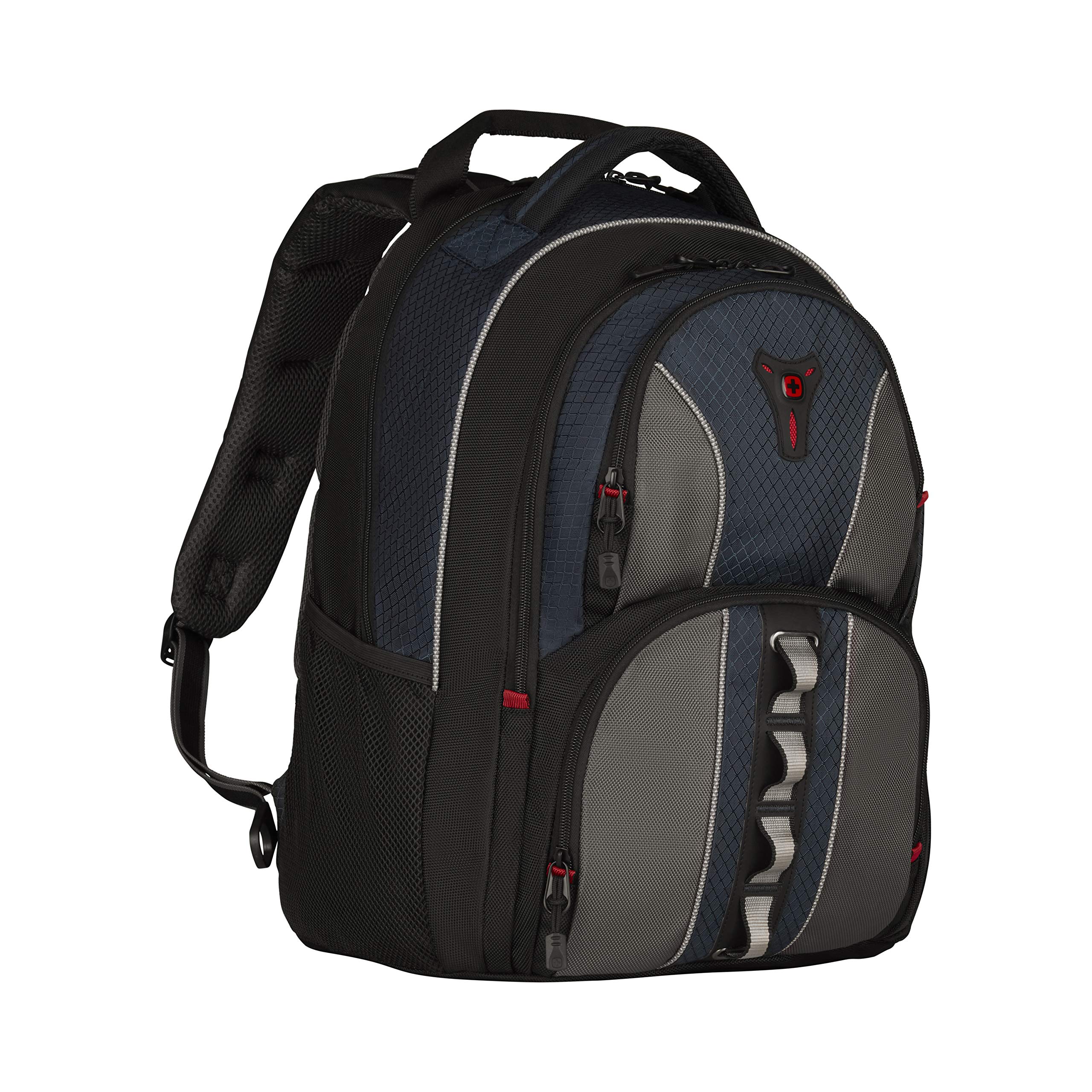 Wenger Cobalt Laptop Backpack, Fits 16 Inch Laptop, Men's and Women's, Black/Grey/Blue