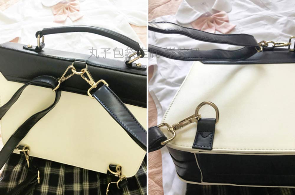 GK-O Japanese JK School Uniform Bookbag Backpack Cosplay Handbag Vintage Shoulder Bag (Blue)