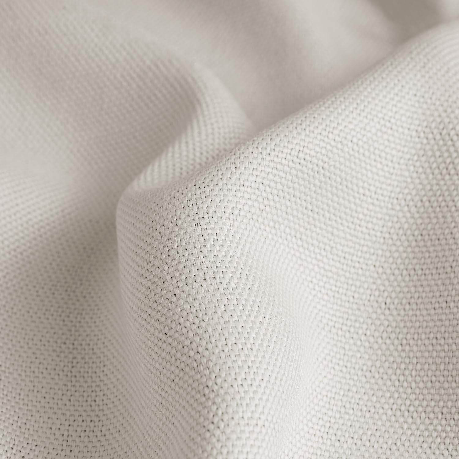 HPD Half Price Drapes BOCH-LN185-P Faux Linen Room Darkening Curtains for Bedroom (1 Panel), 50 X 96, Birch