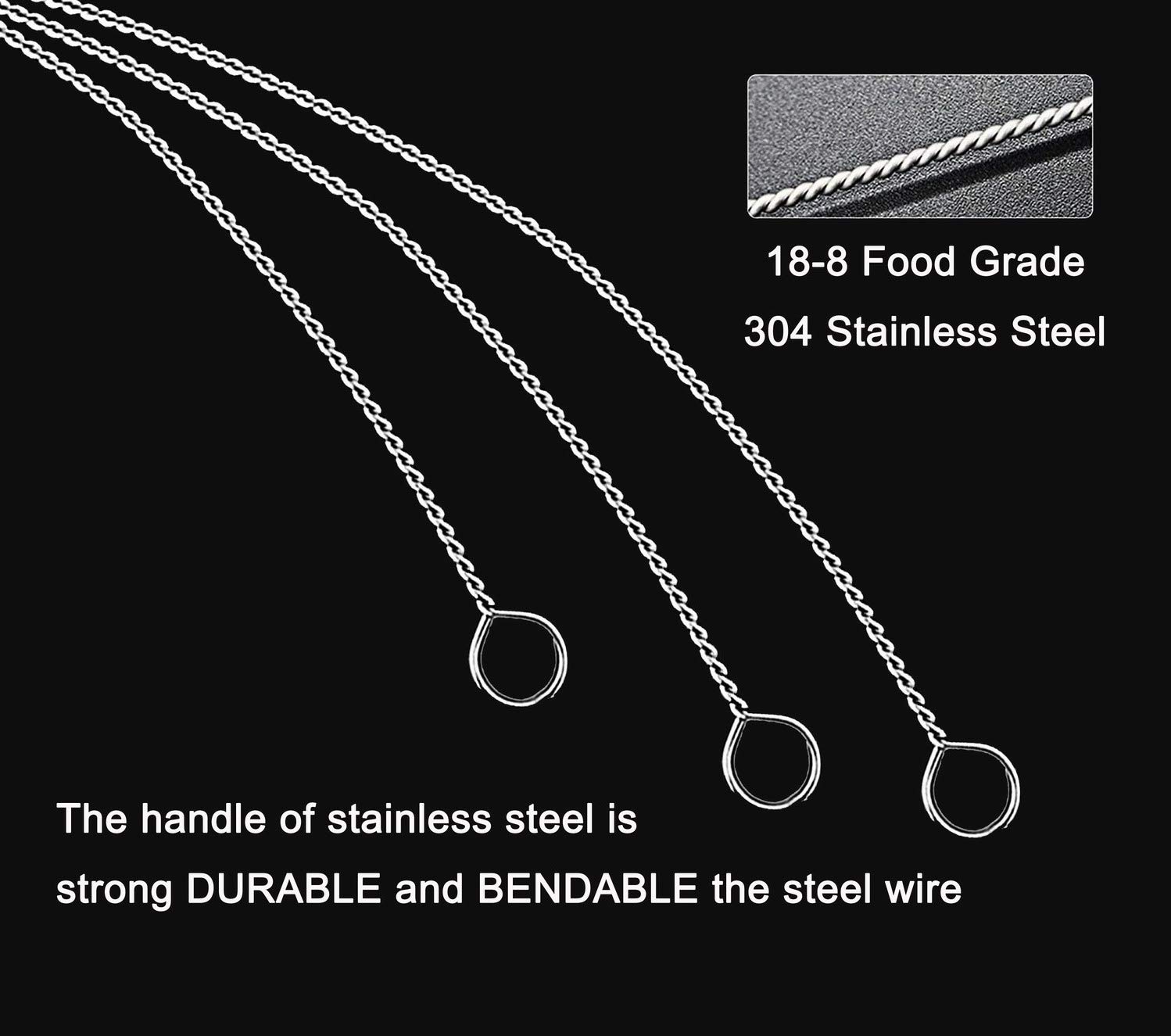 Extra Long Straw Cleaner Brush Extend 12 inch, Extra Wide 12mm diam Pipe Cleaners, Cleaning Brush for HummingbirdâFeeders, Nylon Bristles and Stainless Steel Handle Straw Brush Set 10 Pack